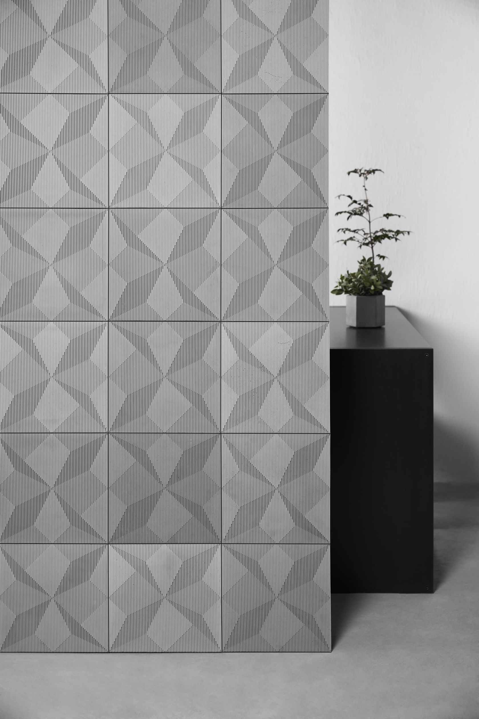 Concrete 3D Wall Cladding SHADOW By Bentu Design