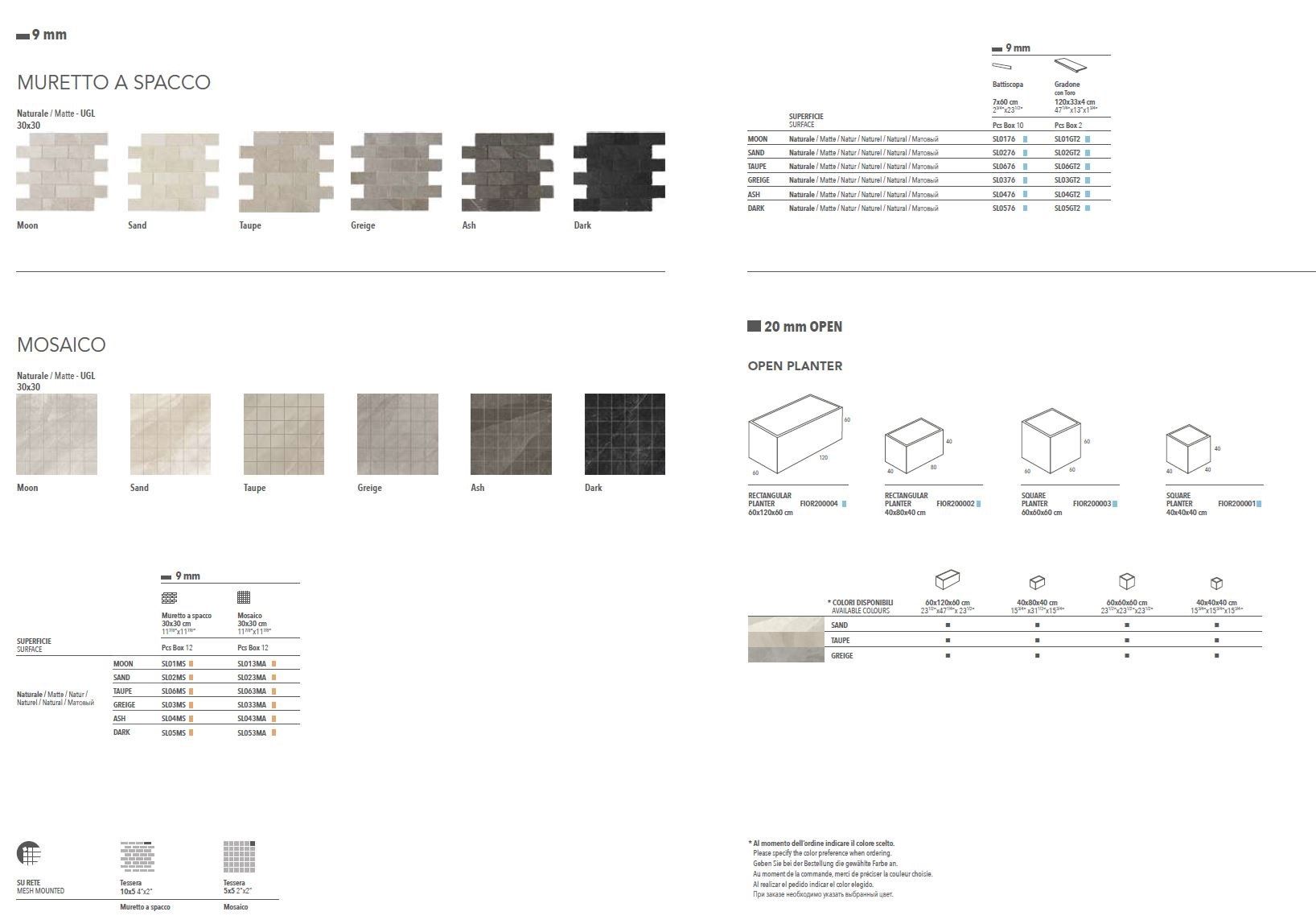 SHALE MOON Porcelain stoneware wall/floor tiles with stone effect By ...