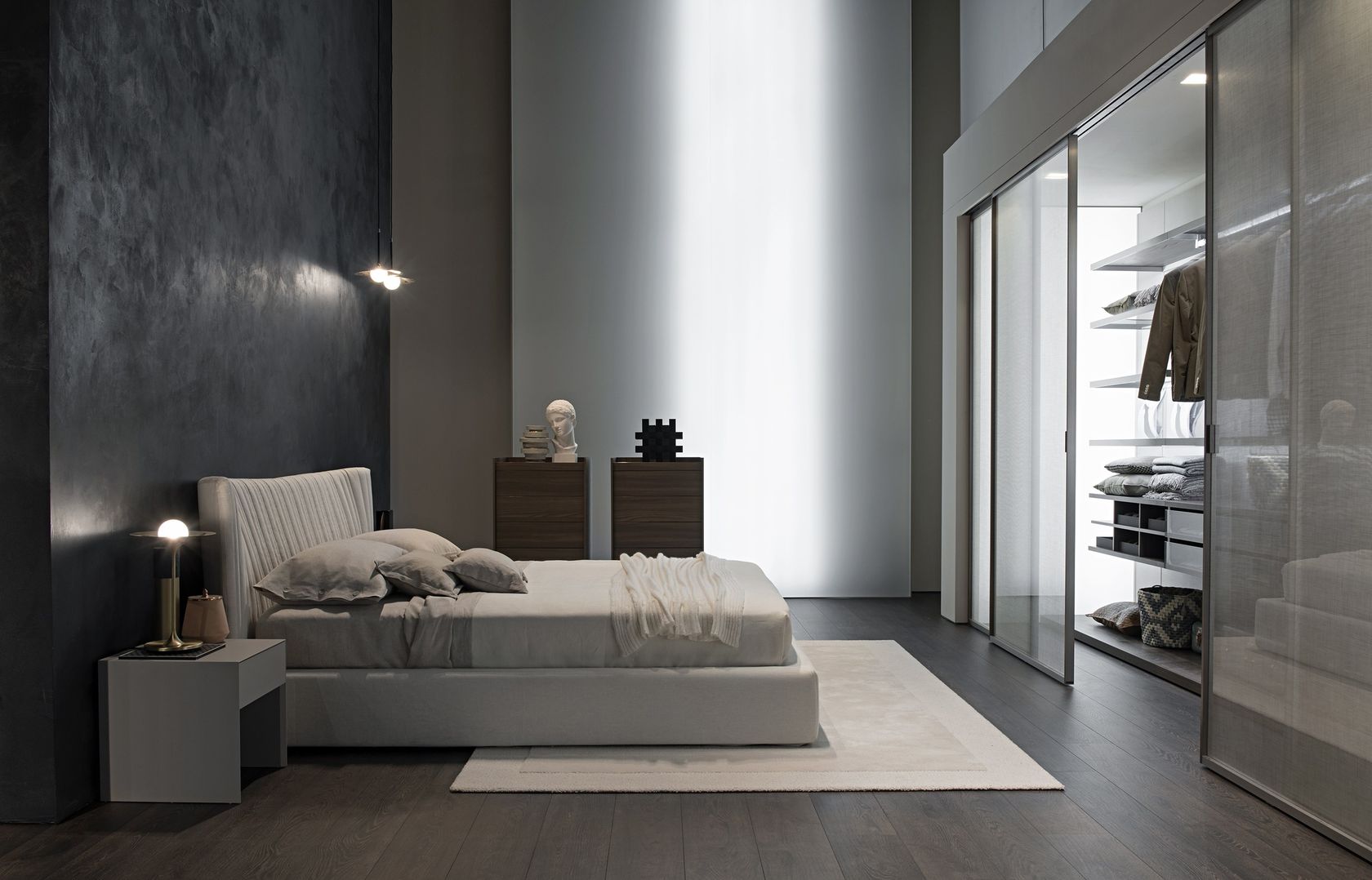 SHELLON IN Double bed By Desiree divani | design Setsu & Shinobu Ito