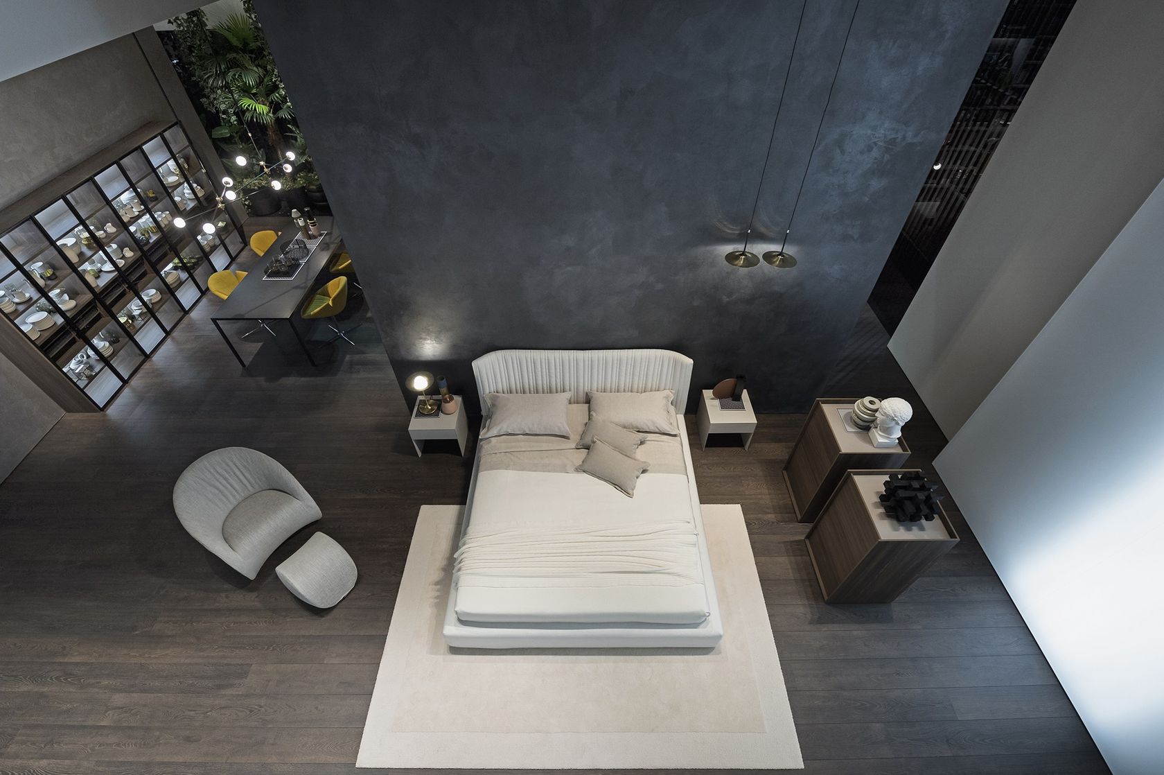 SHELLON IN Double bed By Desiree divani | design Setsu & Shinobu Ito