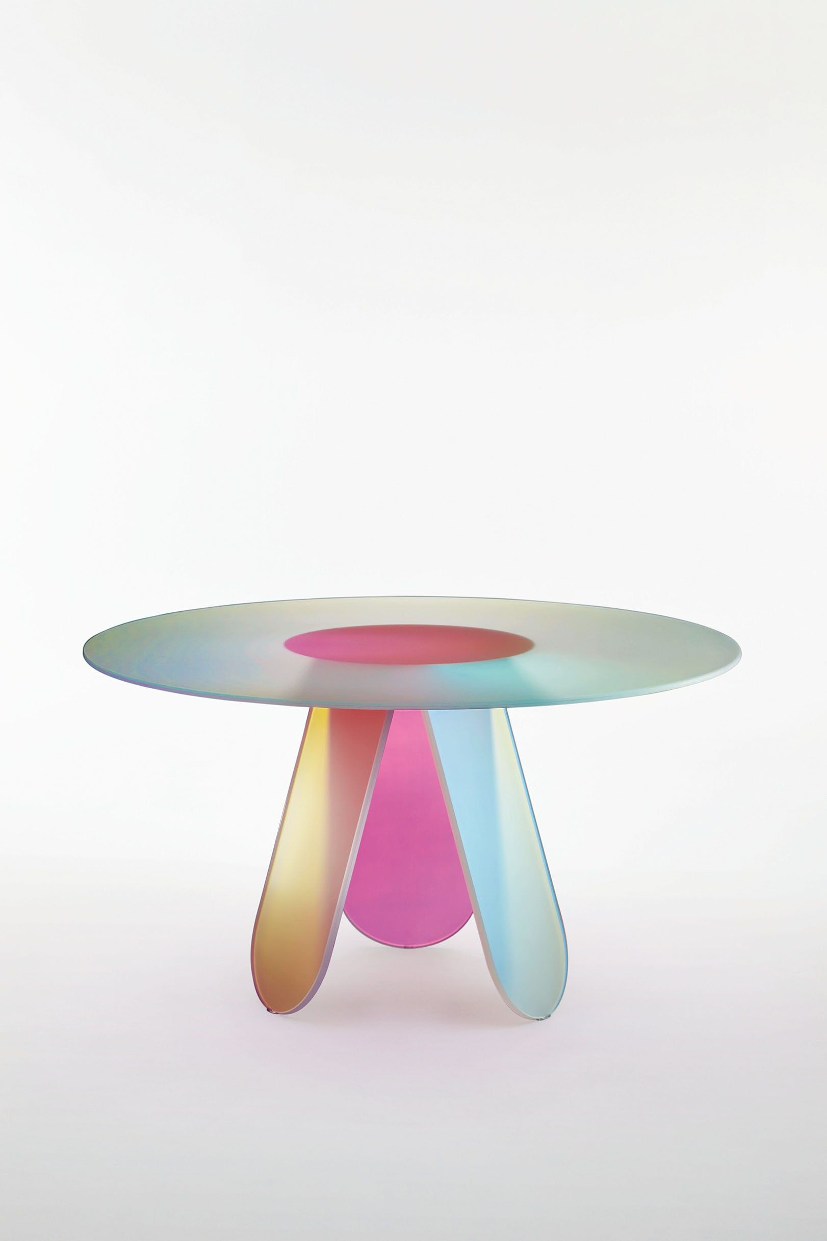 SHIMMER | Round table By Glas Italia