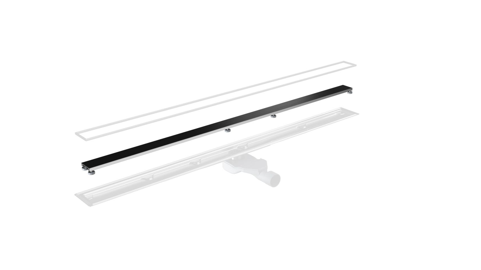 SHOWERTEC LINEAR Stainless steel Drainage channel and part By PROFILITEC