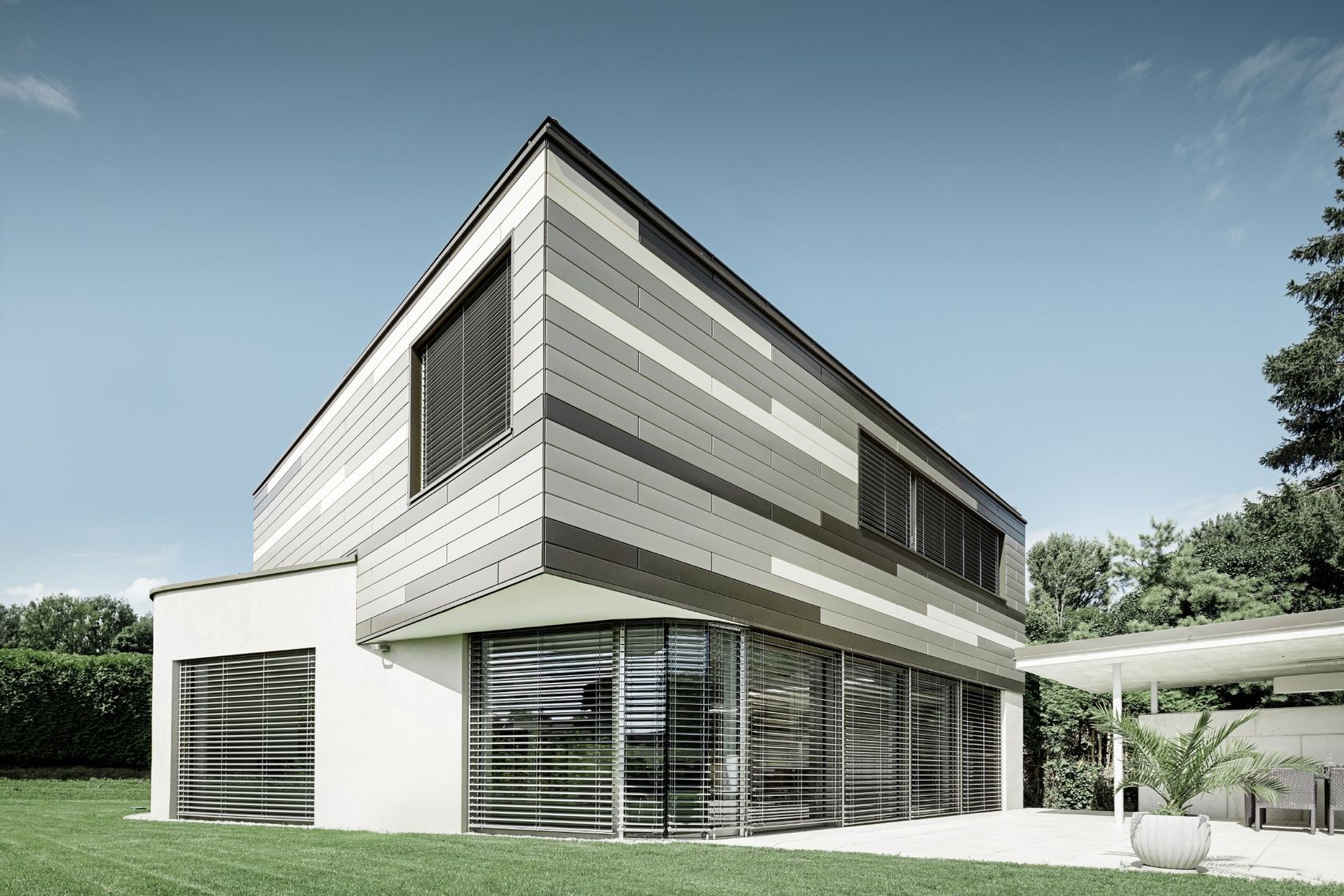 Lamas de aluminio para fachadas ventiladas SIDING By PREFA ITALIA