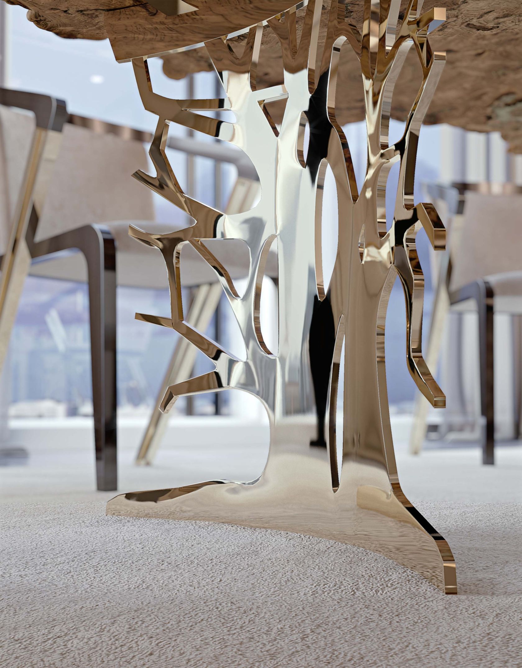 SIDNEY Rectangular briar dining table By Bizzotto Italia | design ...