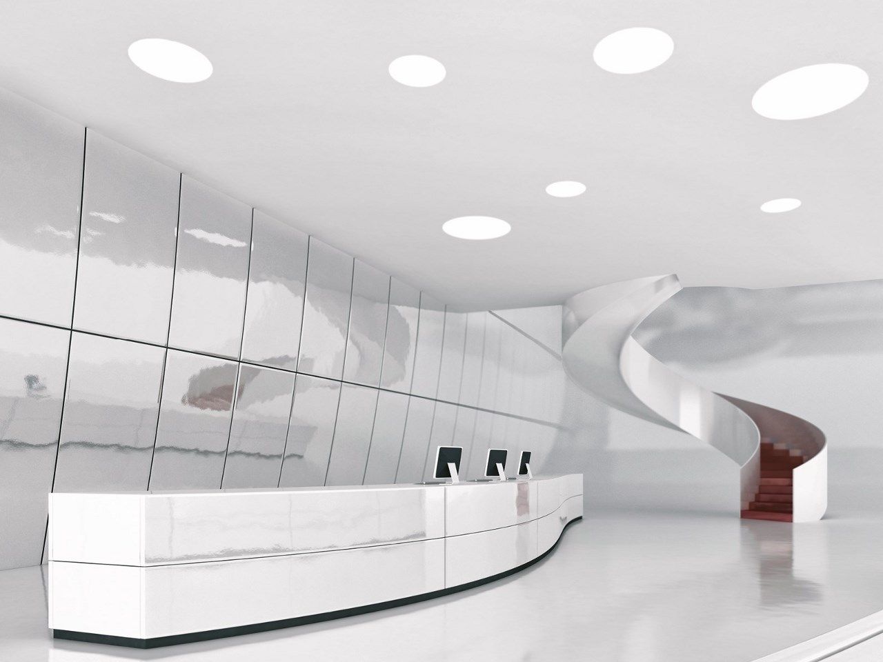 LED recessed ceiling lamp SIGN RECESSED Sign Collection By PROLICHT