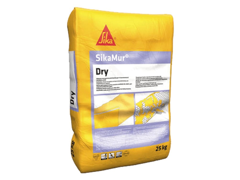 SIKAMUR® DRY Dehumidifying plaster By SIKA ITALIA
