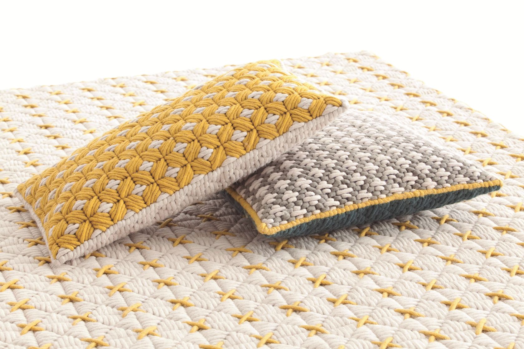 SILAÏ | Square cushion By GAN design Charlotte Lancelot