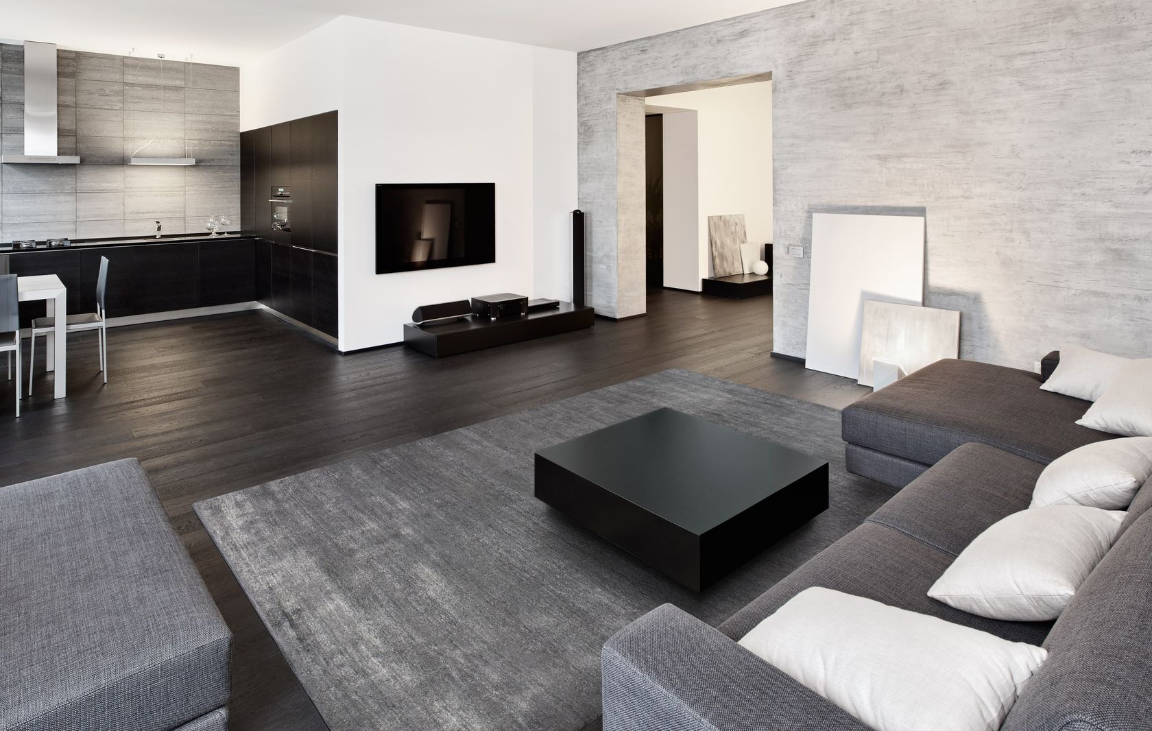 Solid-color rectangular rug SILKY Luxury Collection By Angelo