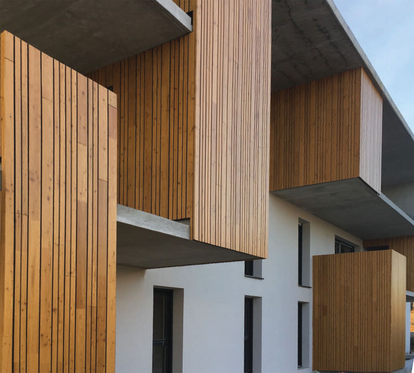 Facade coatings Wood panel for facade By SIMONIN