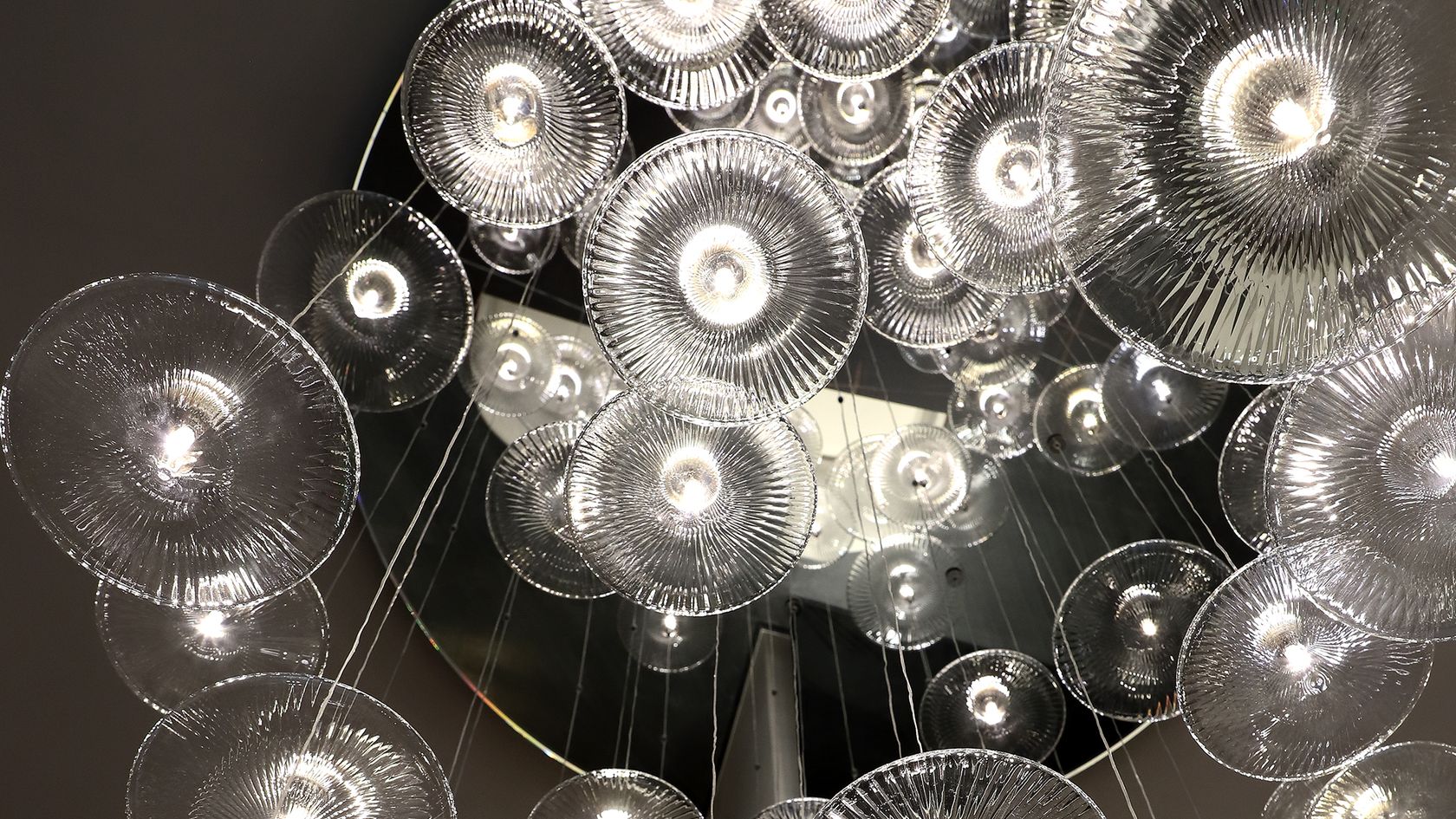 SIRIUS LED Borosilicate glass pendant lamp By Reflex