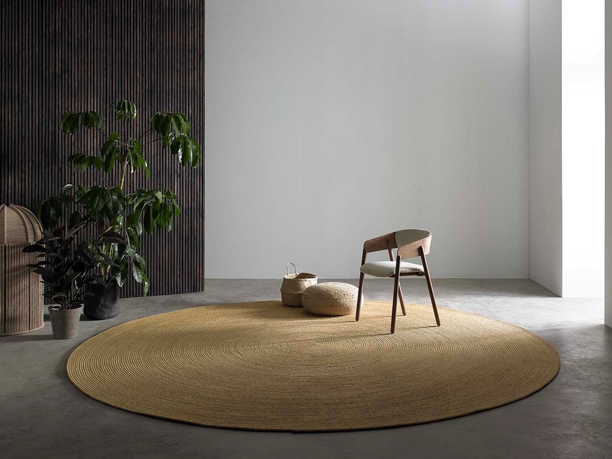 SISAL ROPE CURVE Rug By NATURTEX