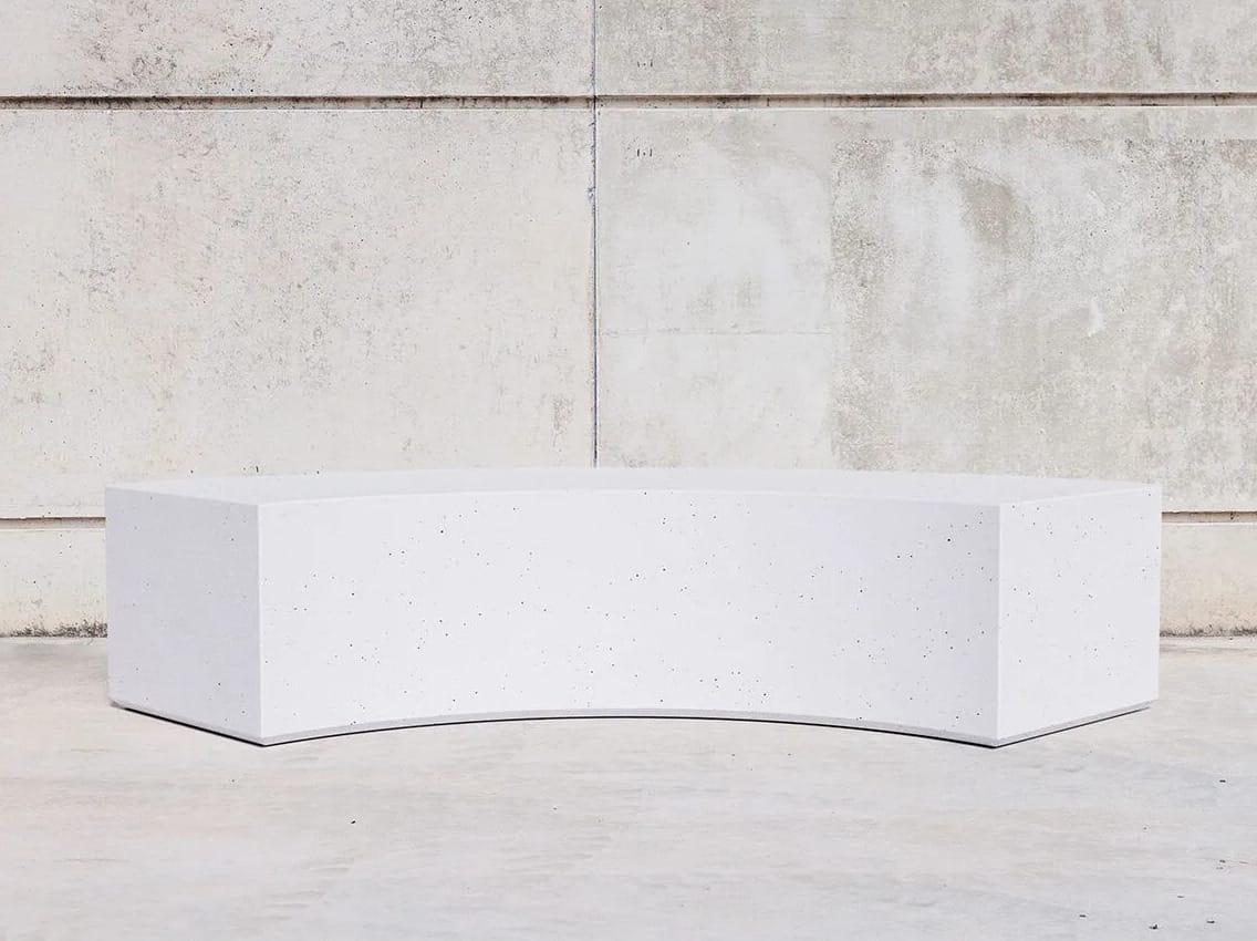 BOX TO BOX Modular backless concrete bench By SIT