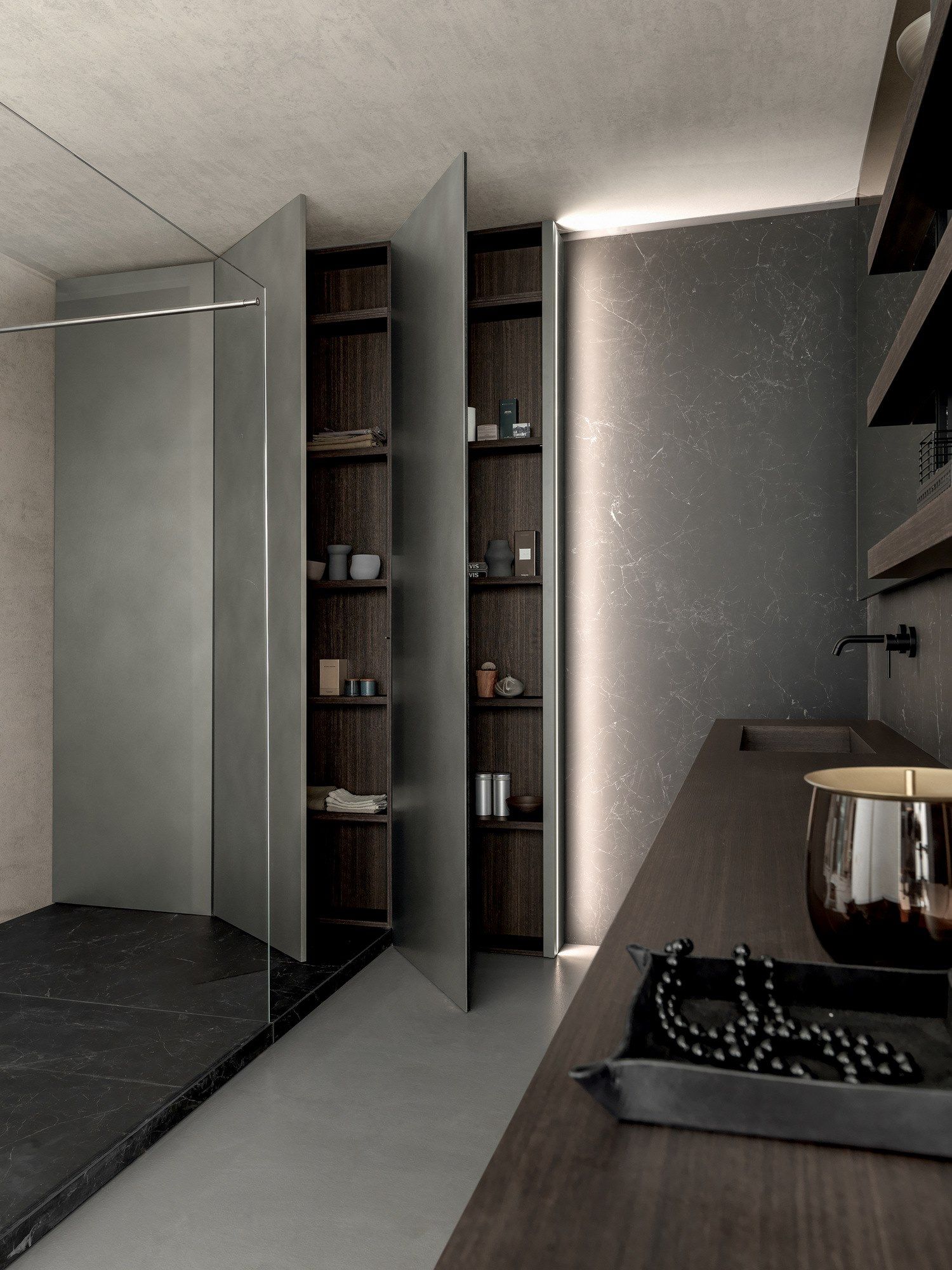 SKILL Corner rectangular shower cabin with tray By MODULNOVA | design ...