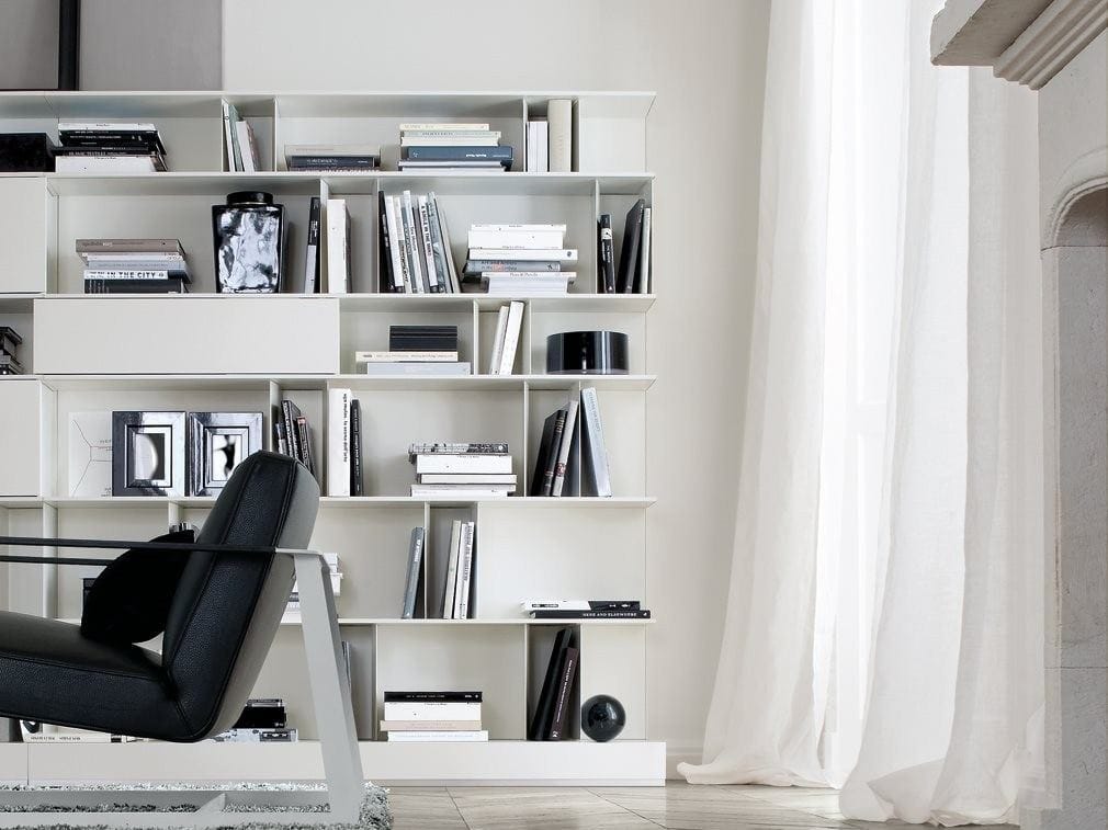 Módulo de arrumação de parede modular de madeira com suporte para TV ...