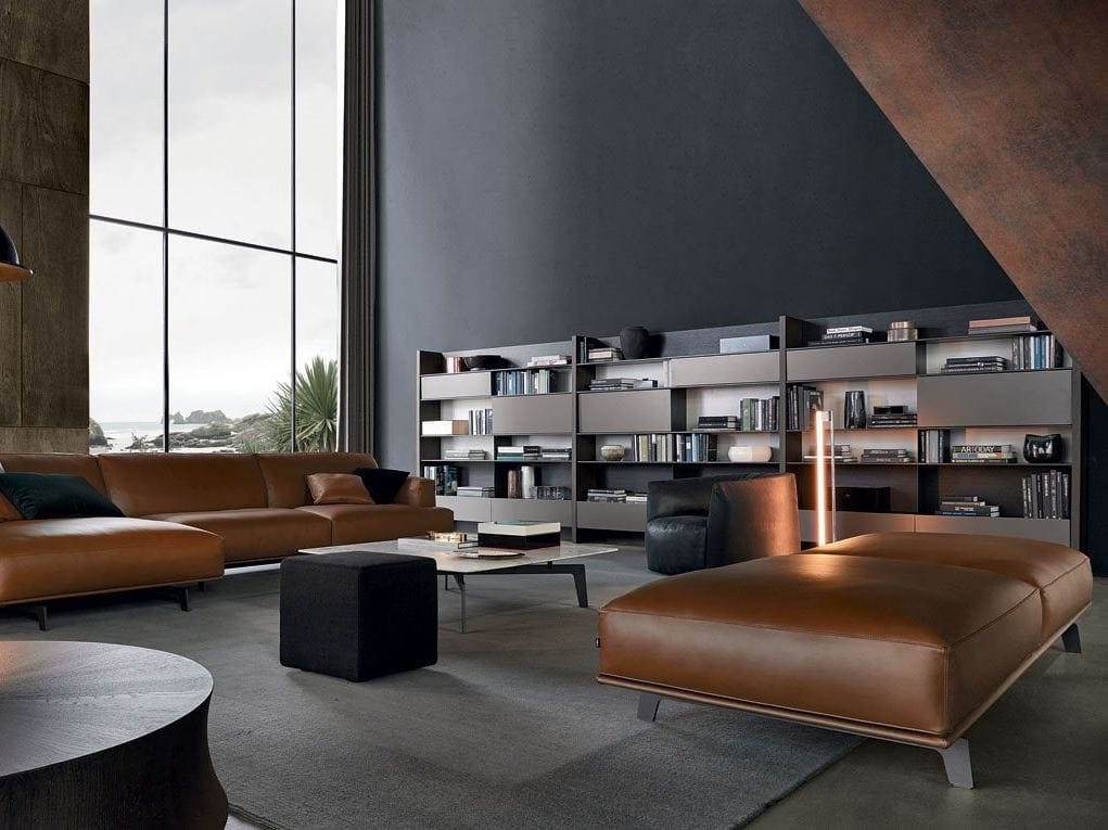 Mueble modular de pared modular de madera con soporte para tv SKIP By ...