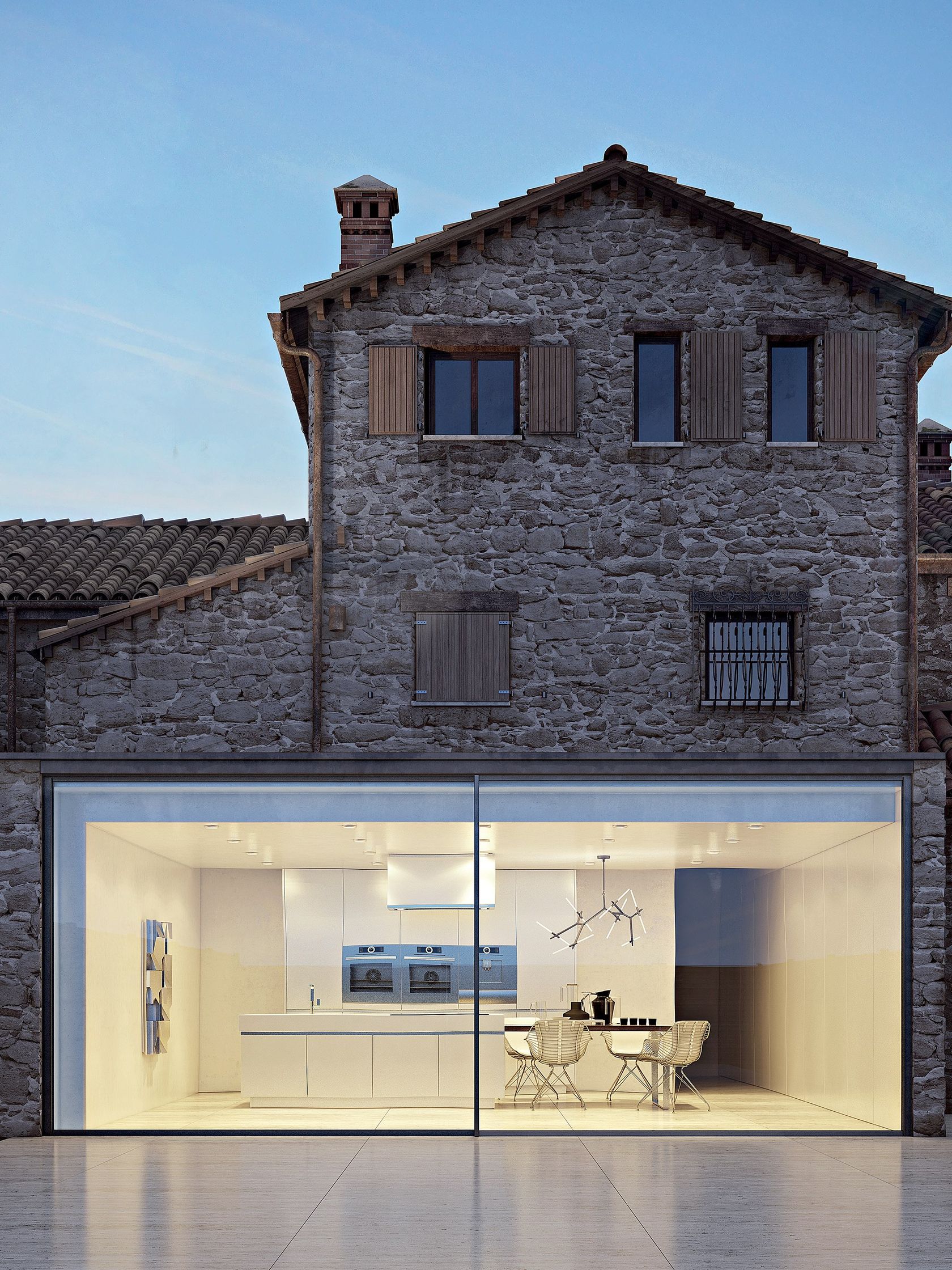 Vetrata scorrevole in alluminio e vetro SL 1300 - OVERVIEW - Ponzio ...