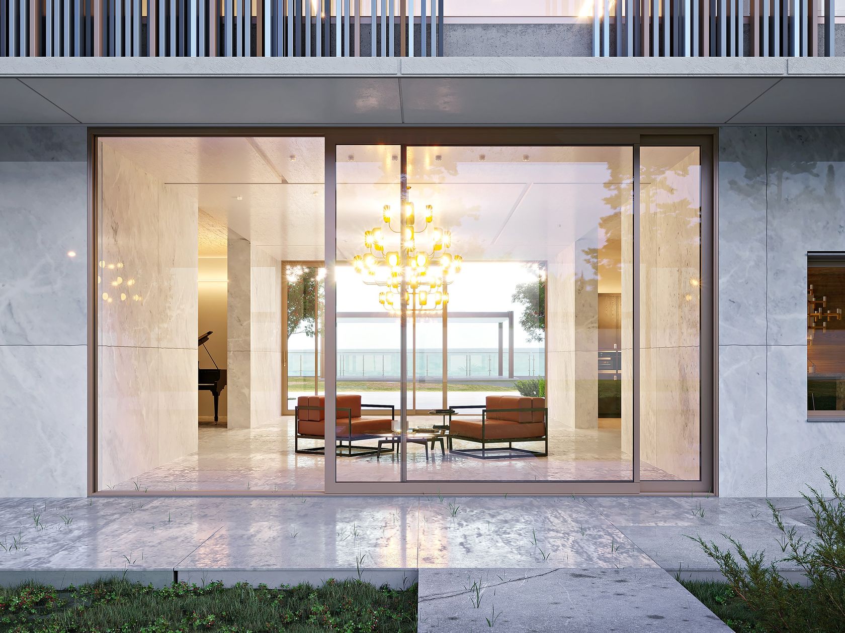 SL1600 TT Glass facade By Ponzio