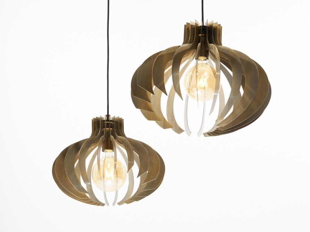 Direct light metal pendant lamp SLICES XL By ZAVA design Mariam Ayvazyan