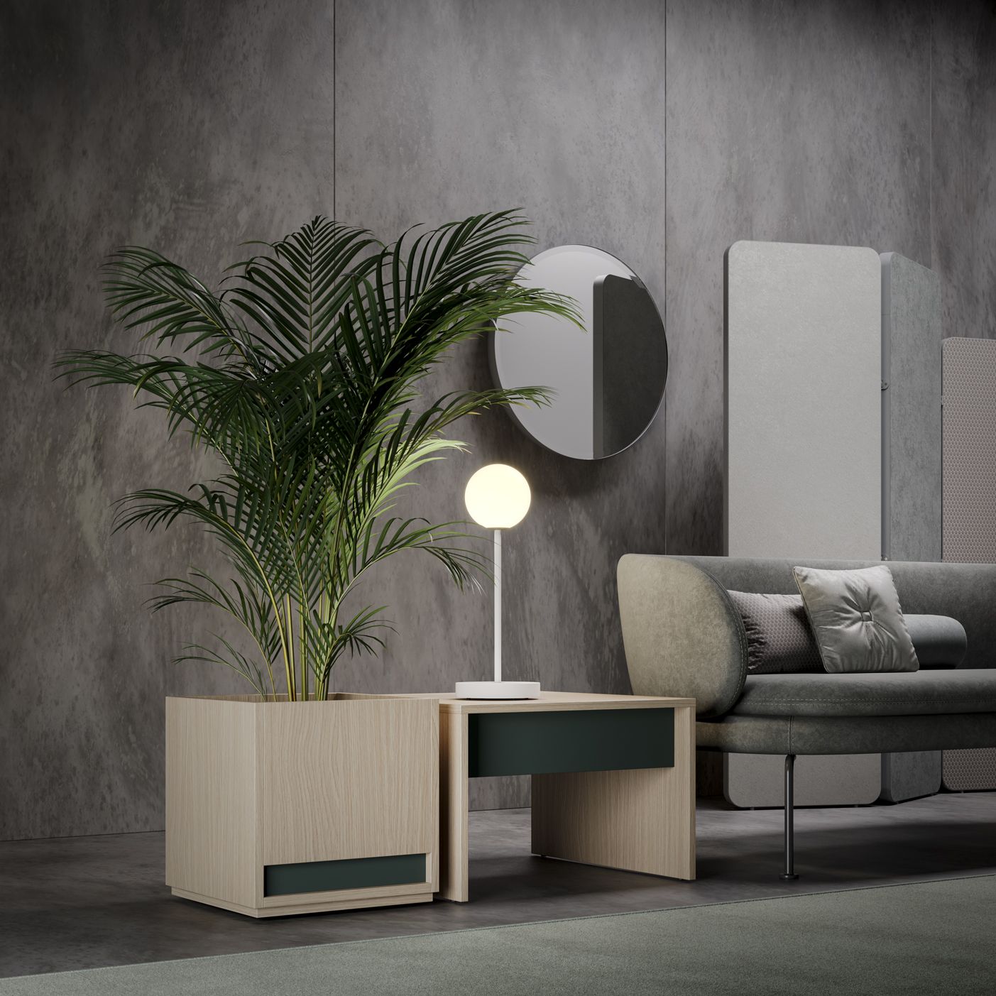 SLIM Wooden coffee table By PROF