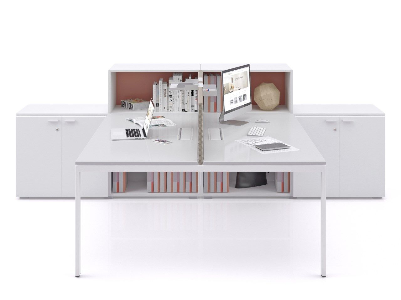 SLIM | Multiple office desk Slim Collection By Cider Edition