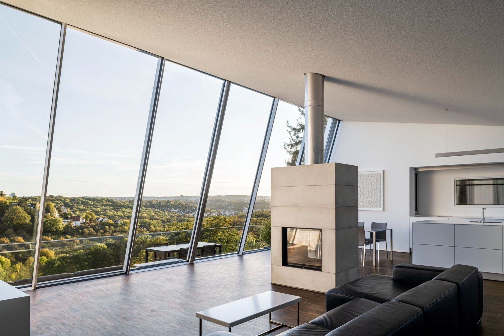 With concealed fittings sliding window SLOPE By Sky-Frame