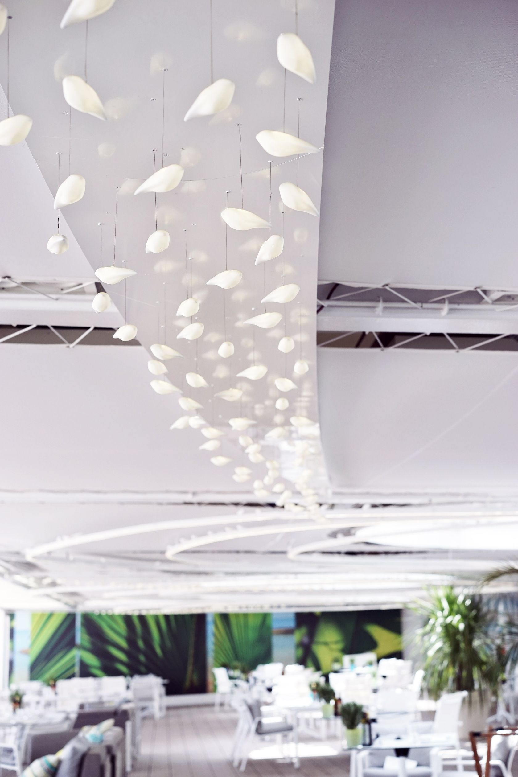 LED glass pendant lamp SMOON BIRDIE LIGHT By Beau & Bien design Sylvie ...