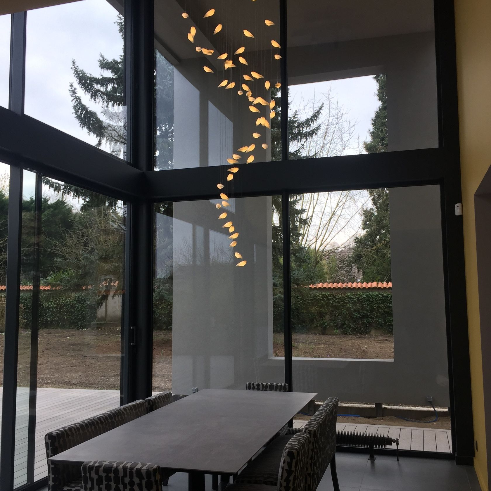 LED glass pendant lamp SMOON BIRDIE LIGHT By Beau & Bien design Sylvie ...