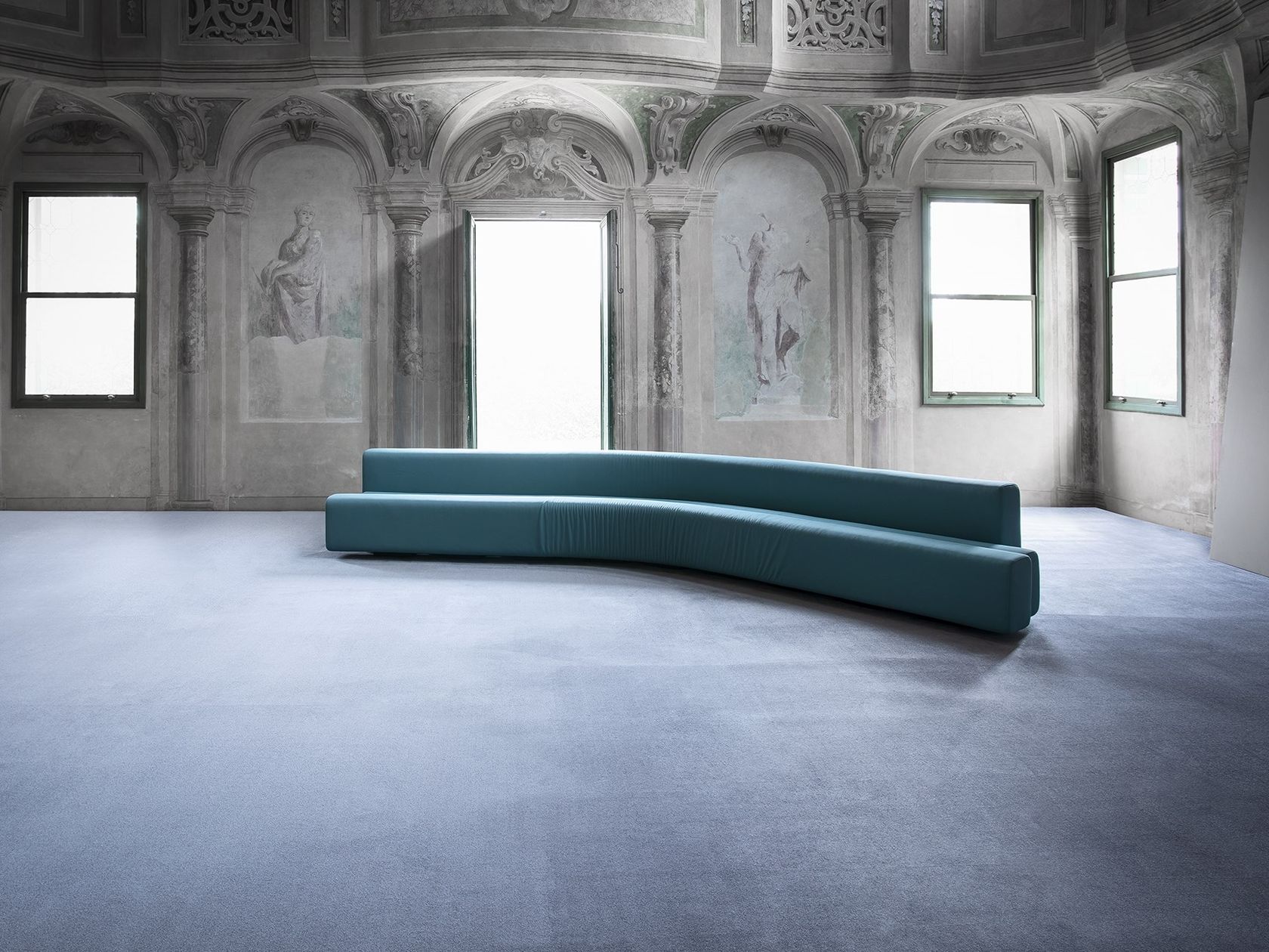 SNOW Solid-color carpeting By Besana Moquette