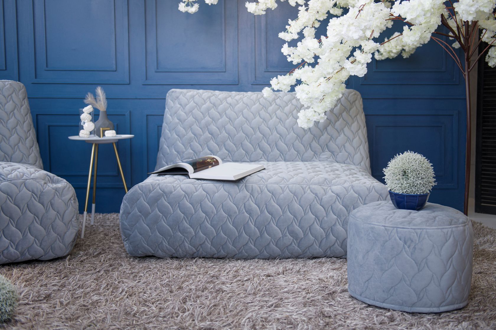 SOFA TUBE LURE FLORAL | 2 seater sofa Lure Floral Collection By Pusku pusku