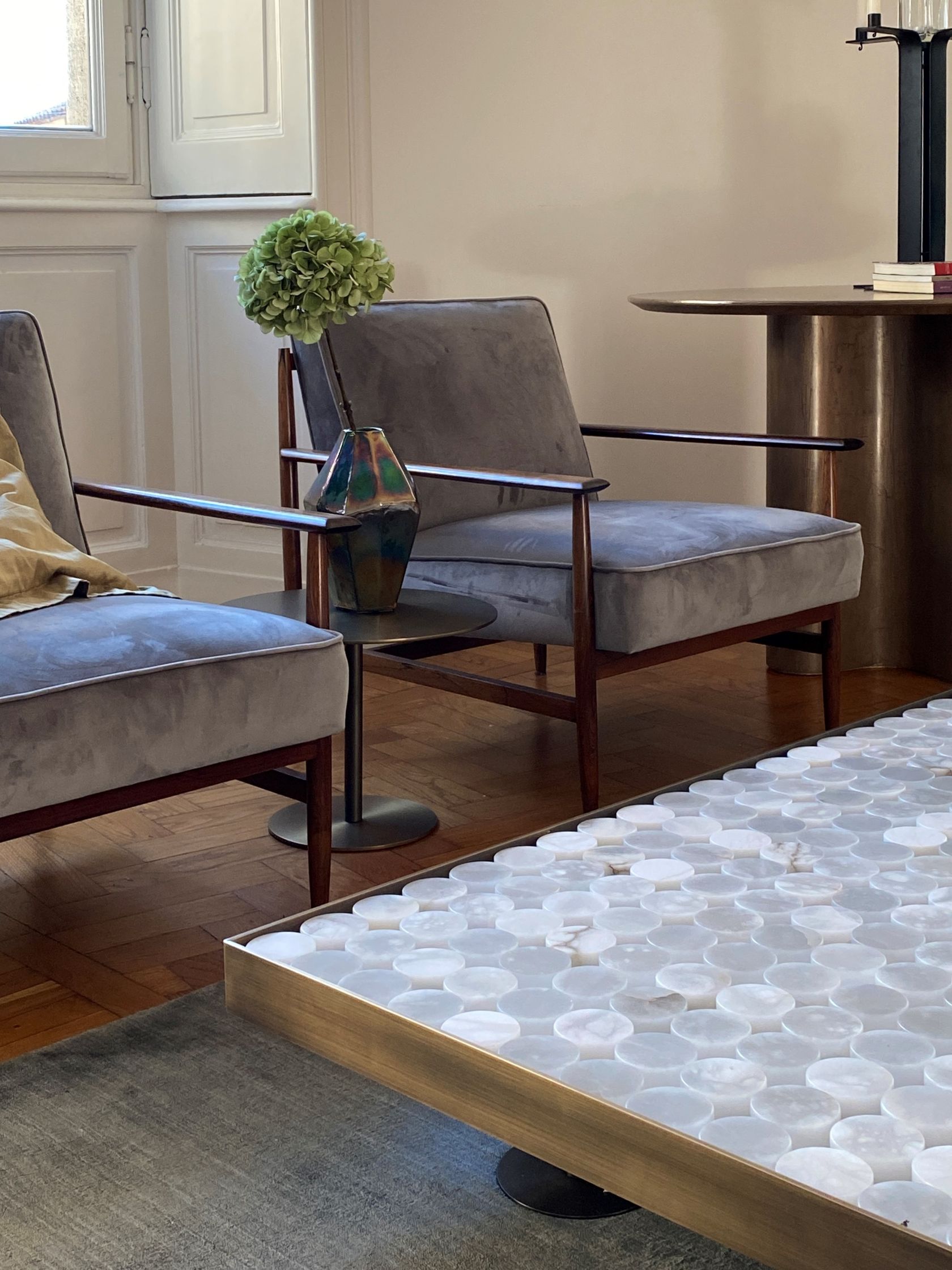 SOFIA | Alabaster coffee table By mg12 design Monica Freitas Geronimi