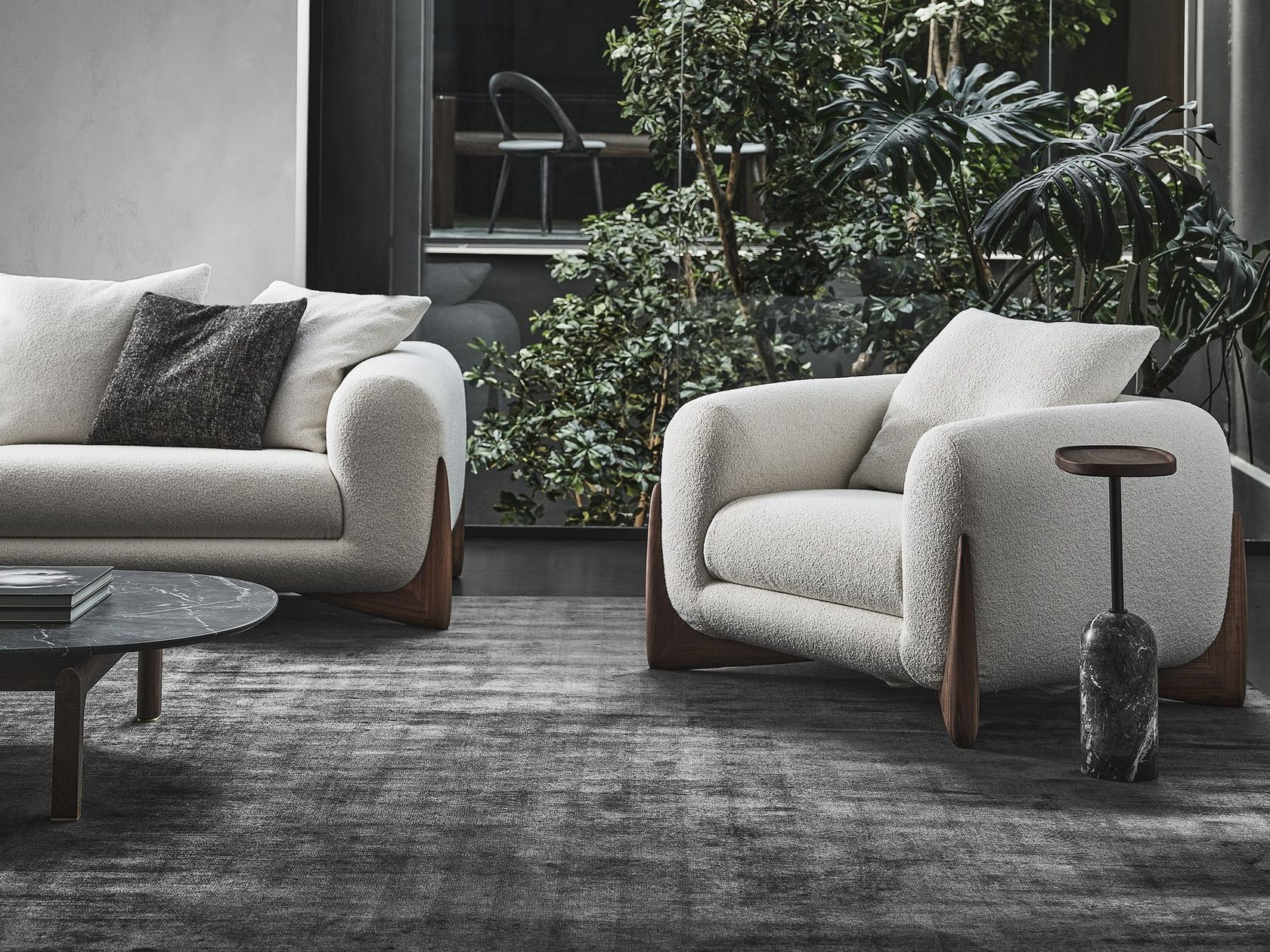 SOFTBAY | Armchair Fabric armchair with armrests By Porada | design ...
