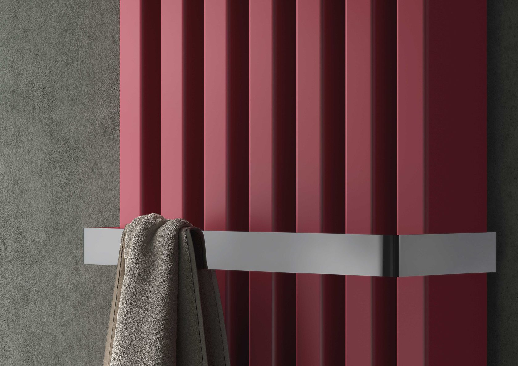 Termoarredo verticale in alluminio a parete SOHO BATHROOM - Tubes ...