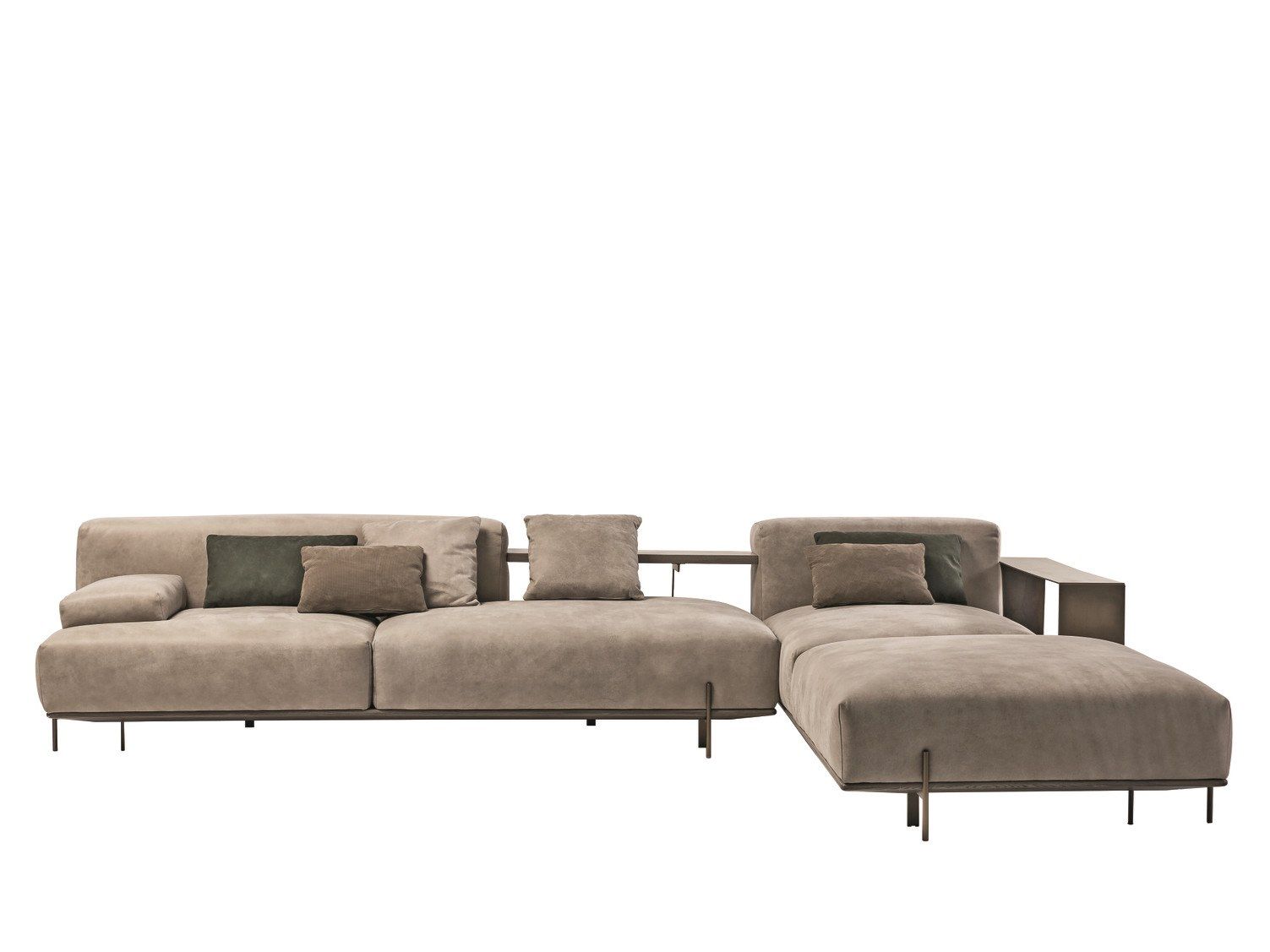 Soho Modular Nabuk Sofa By Shake