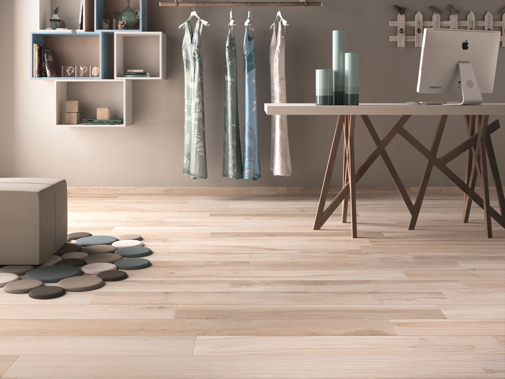 Porcelain stoneware wall/floor tiles SOLERAS By ABK