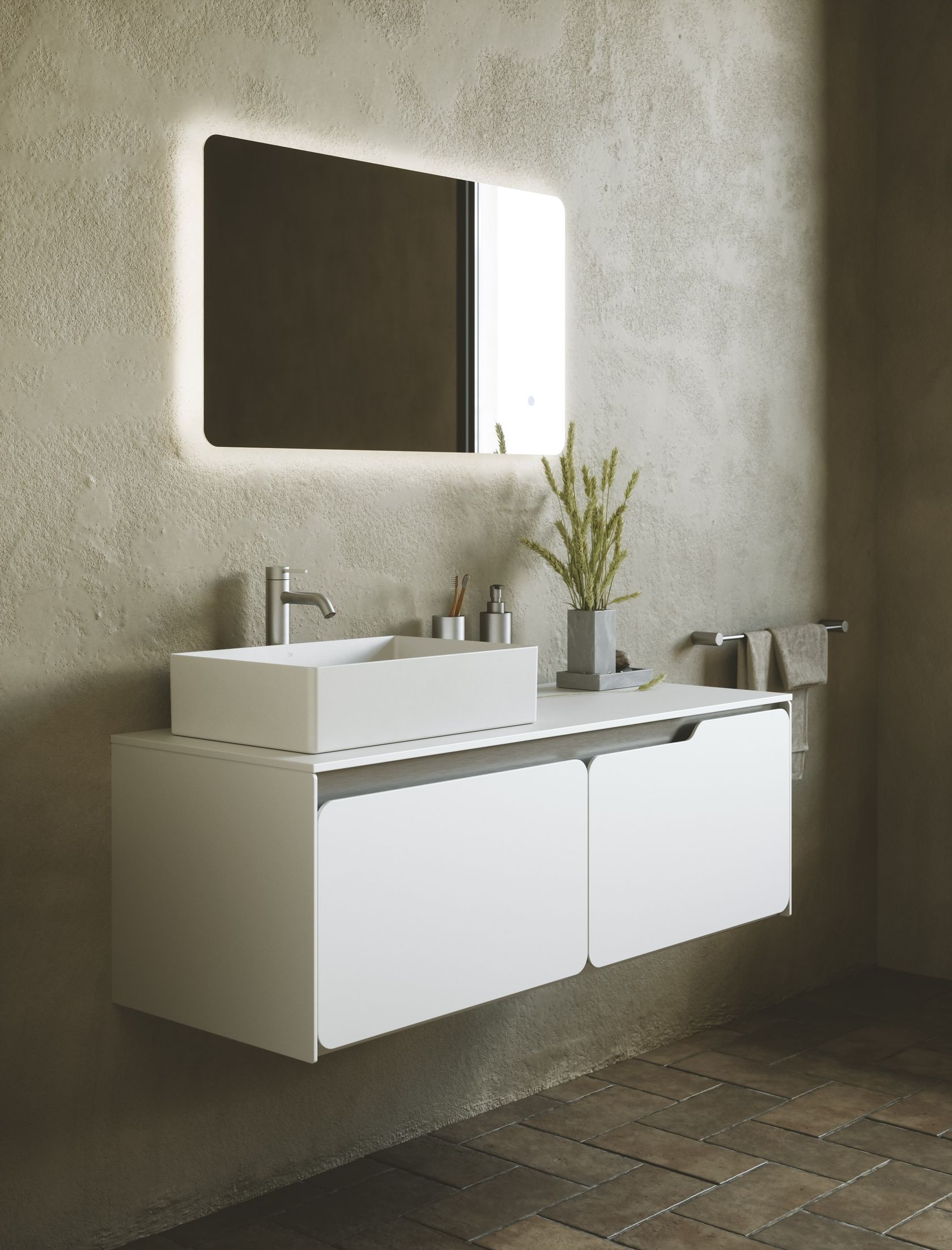 SOLIDO | Single vanity unit Solido Collection By SDR CERAMICHE