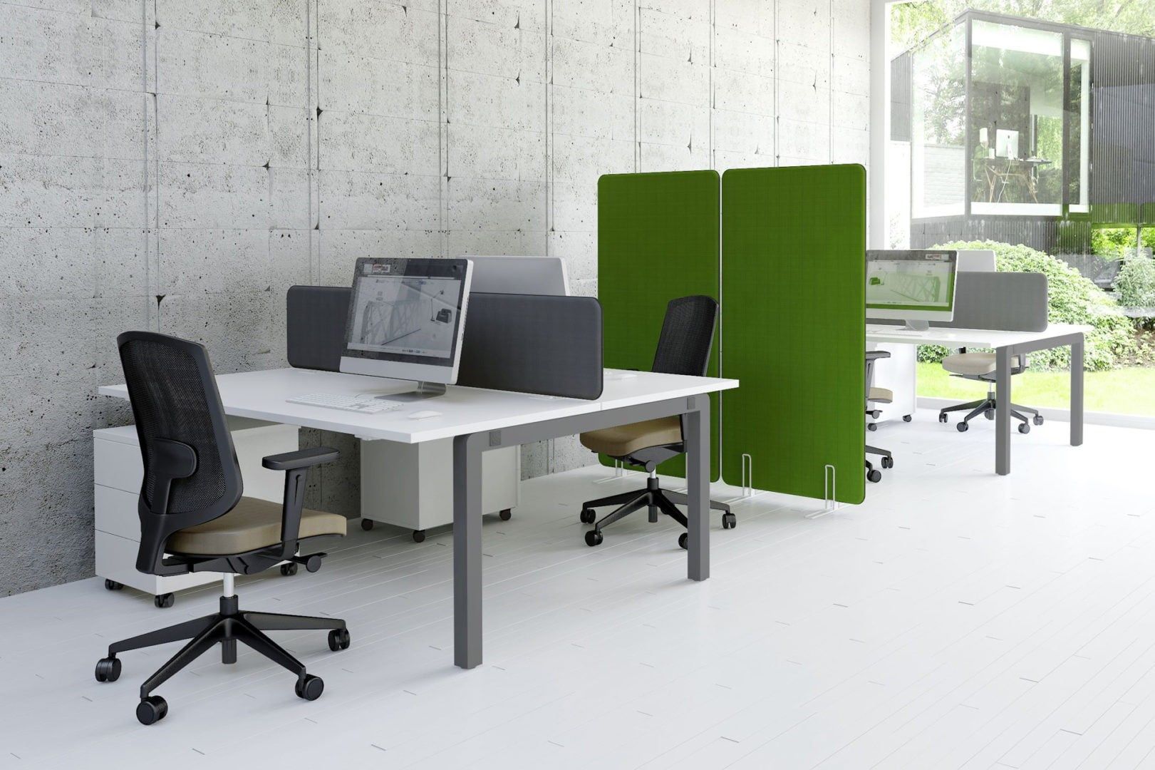 SONIC | Free standing workstation screen By MDD