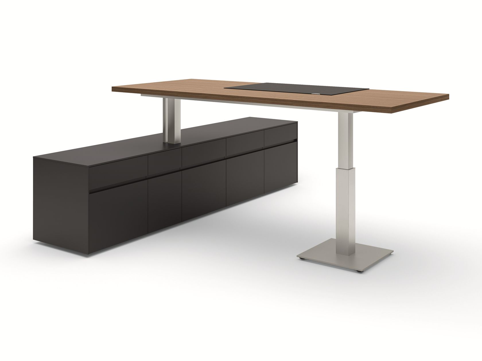 SONO Rectangular wooden executive desk By RENZ | design Justus Kolberg