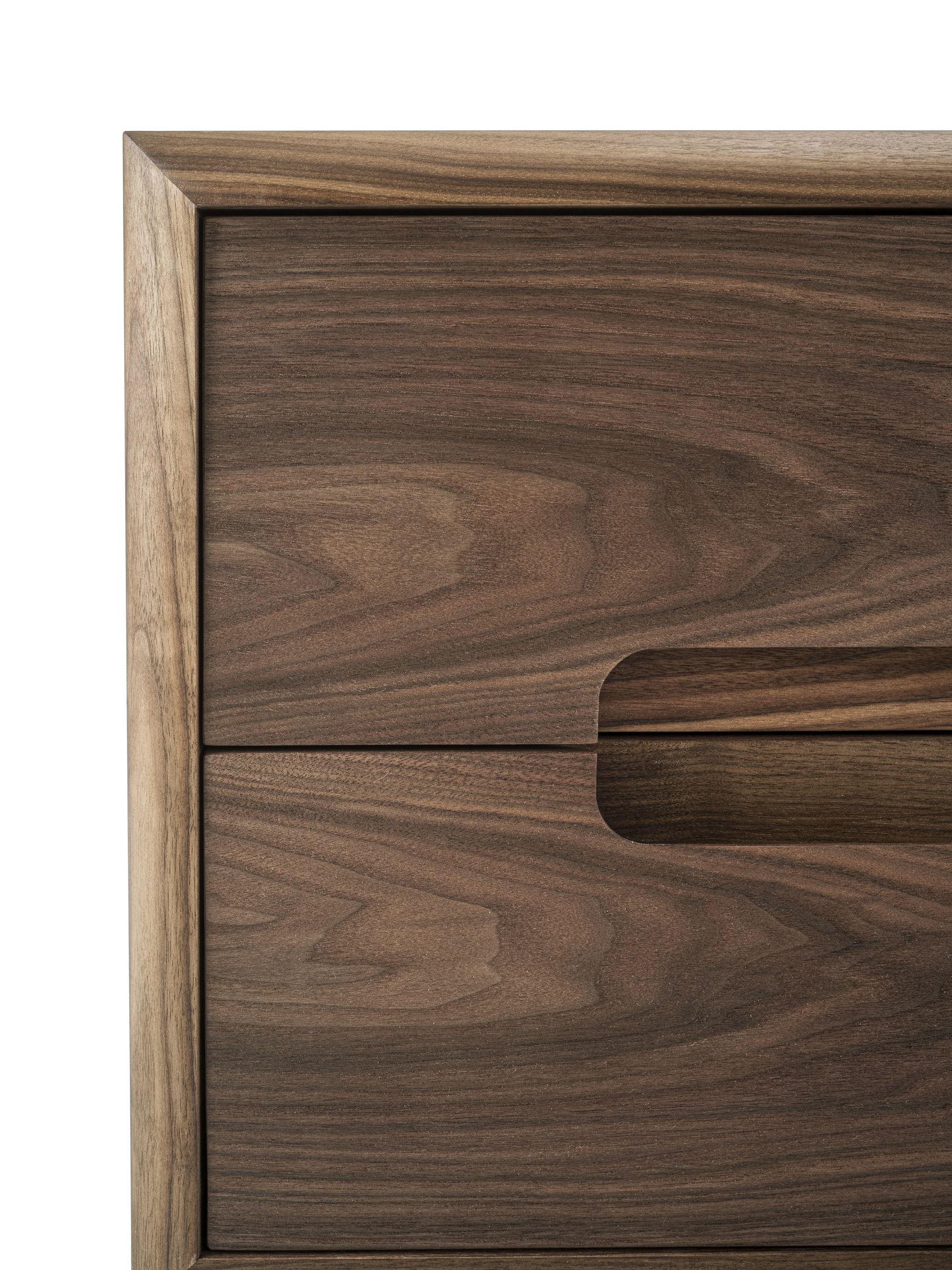 SOSPIRO Solid wood bedside table with drawers By Riva 1920