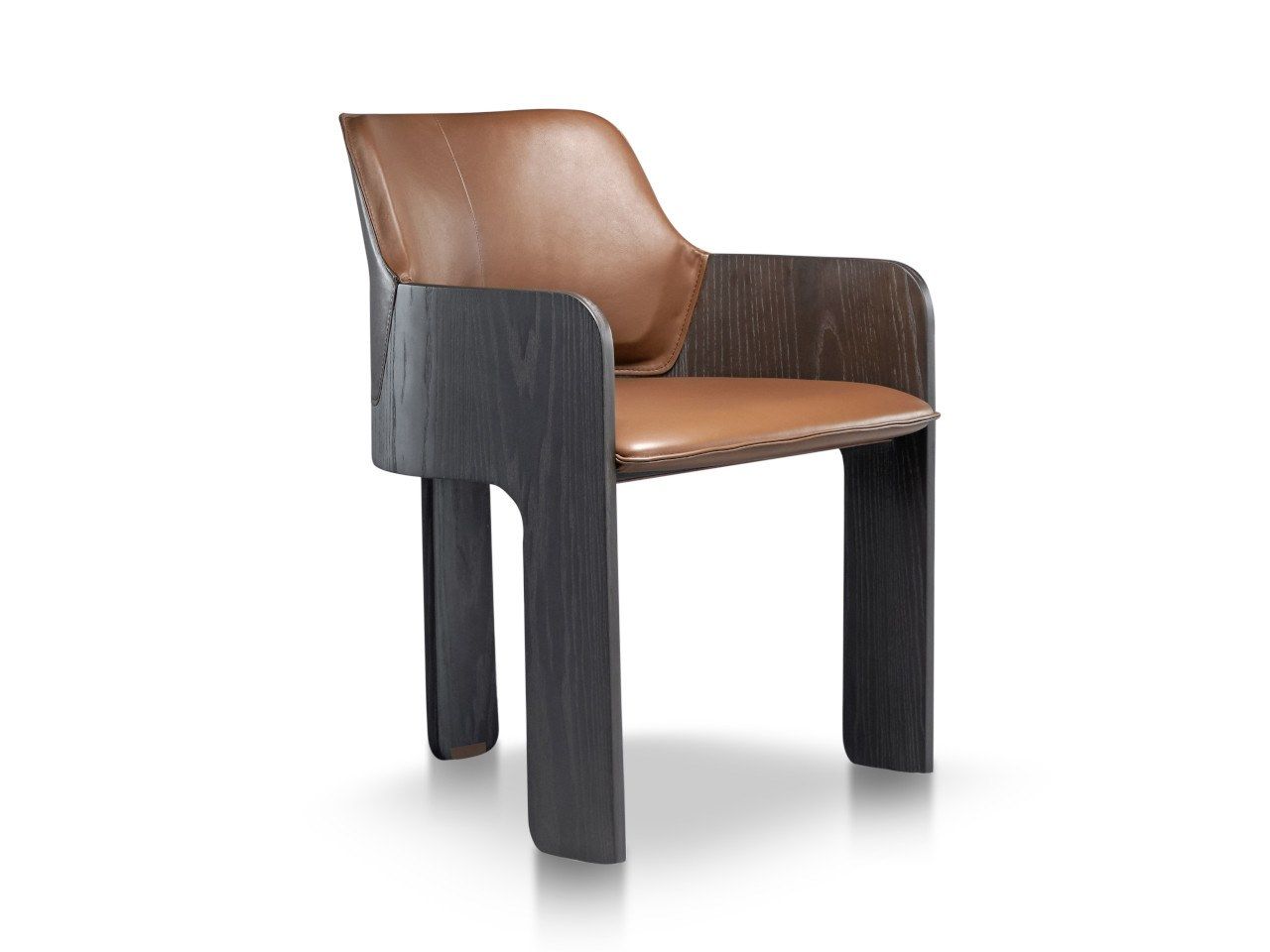 SOUL Upholstered wooden chair with armrests By ENNE | design Maurizio ...