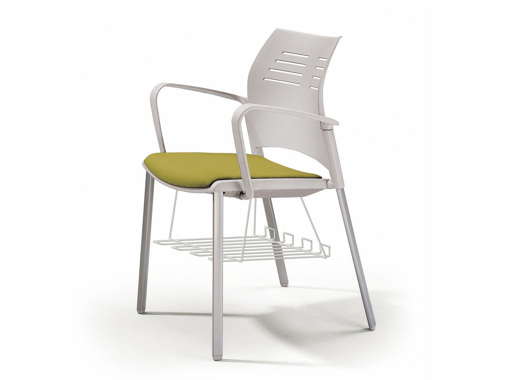 SPACIO Training chair with armrests By ACTIU | design Sigfrido Bilbao