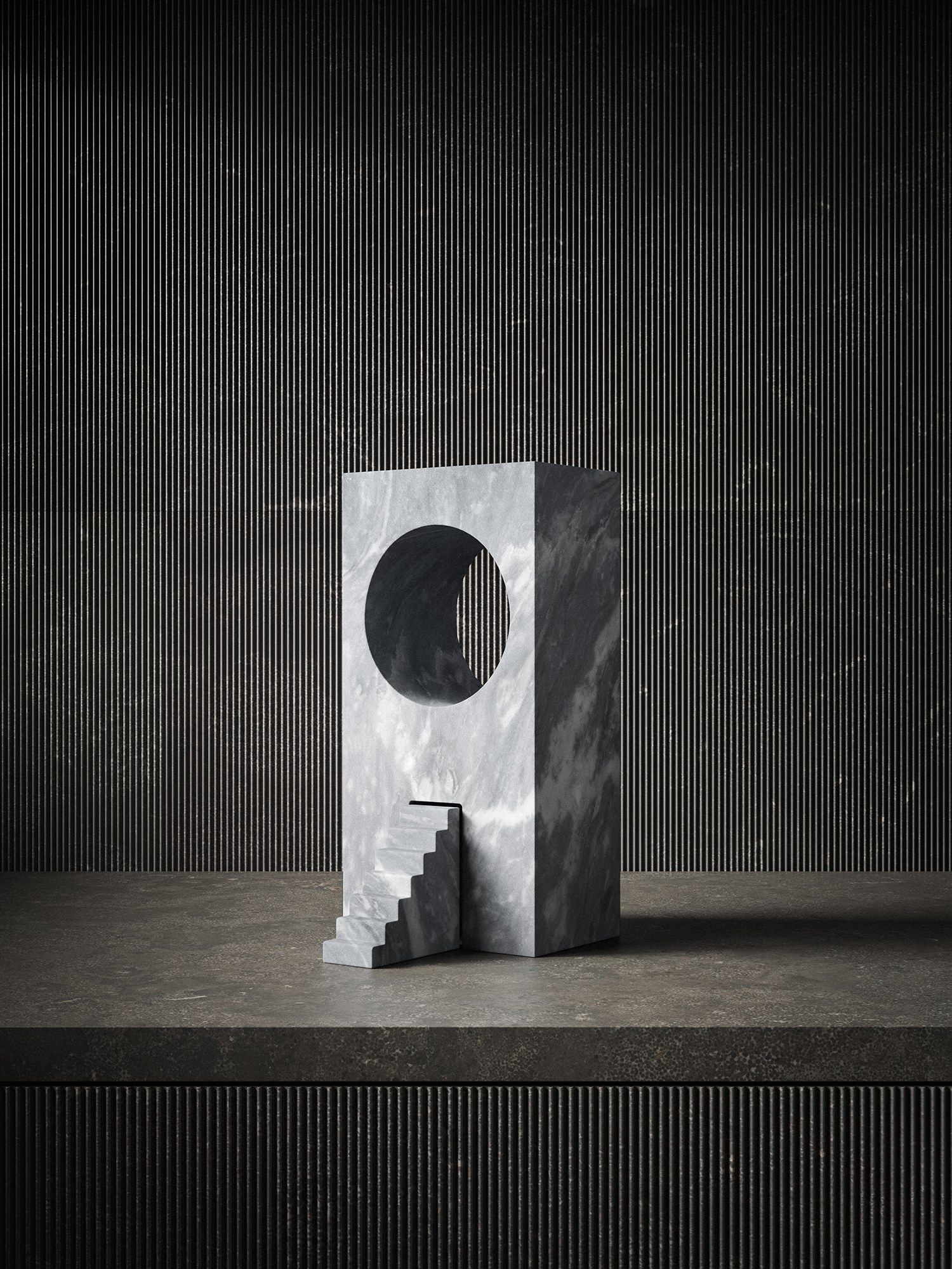 SPAGHETTI Stone 3D Wall Cladding By Salvatori | design Elisa Ossino