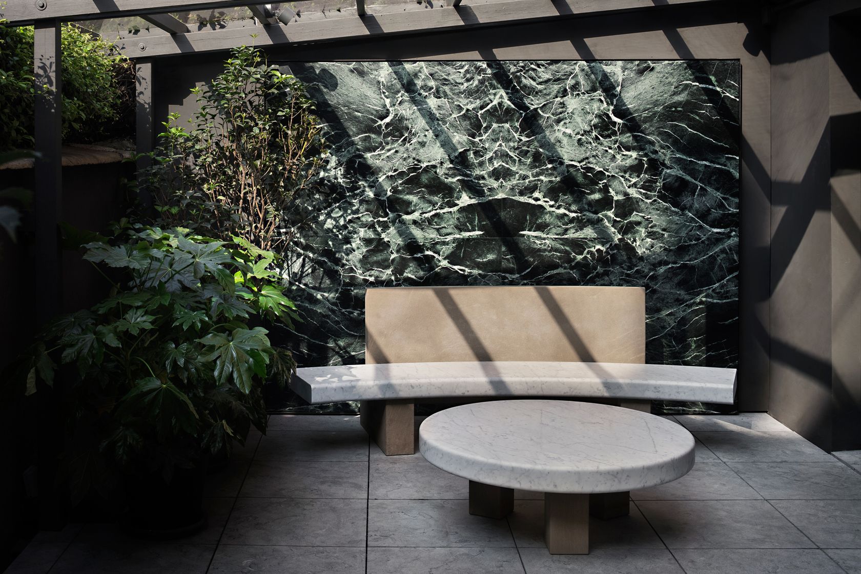 SPAN | Bench with back Span Collection By Salvatori design John Pawson