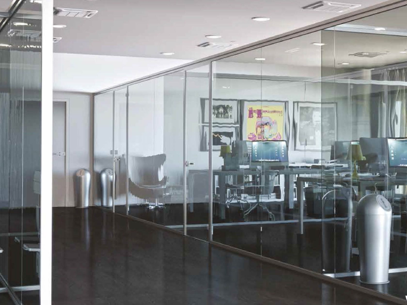 SPAZIO Glass partition walls By FARAONE