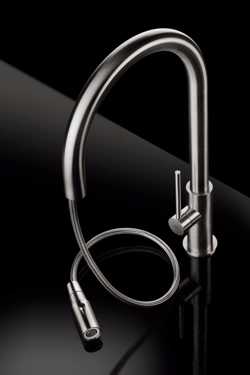 1 hole stainless steel kitchen mixer tap SPIN D By MGS