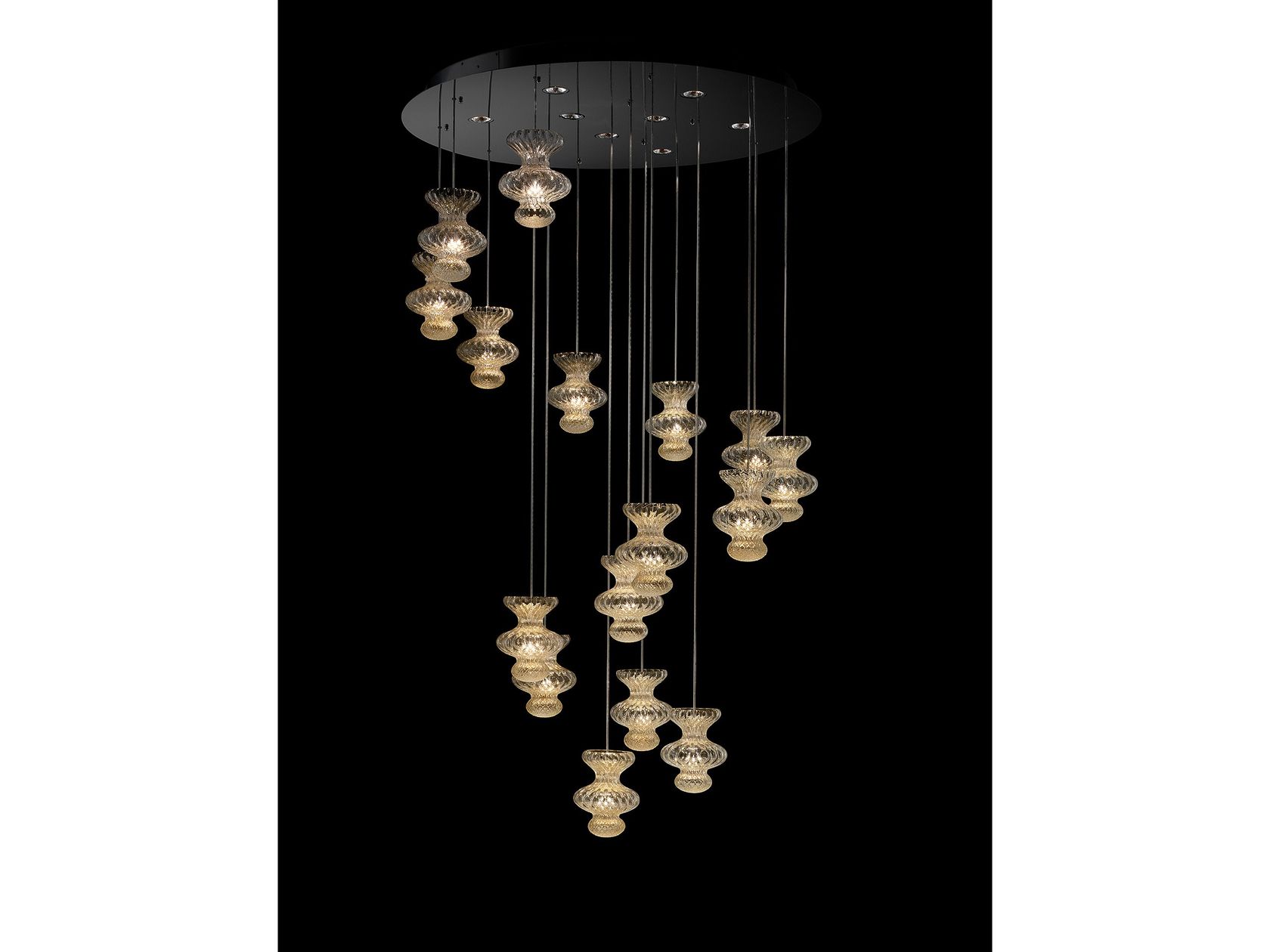 SPINN Pendant lamp By Barovier&Toso