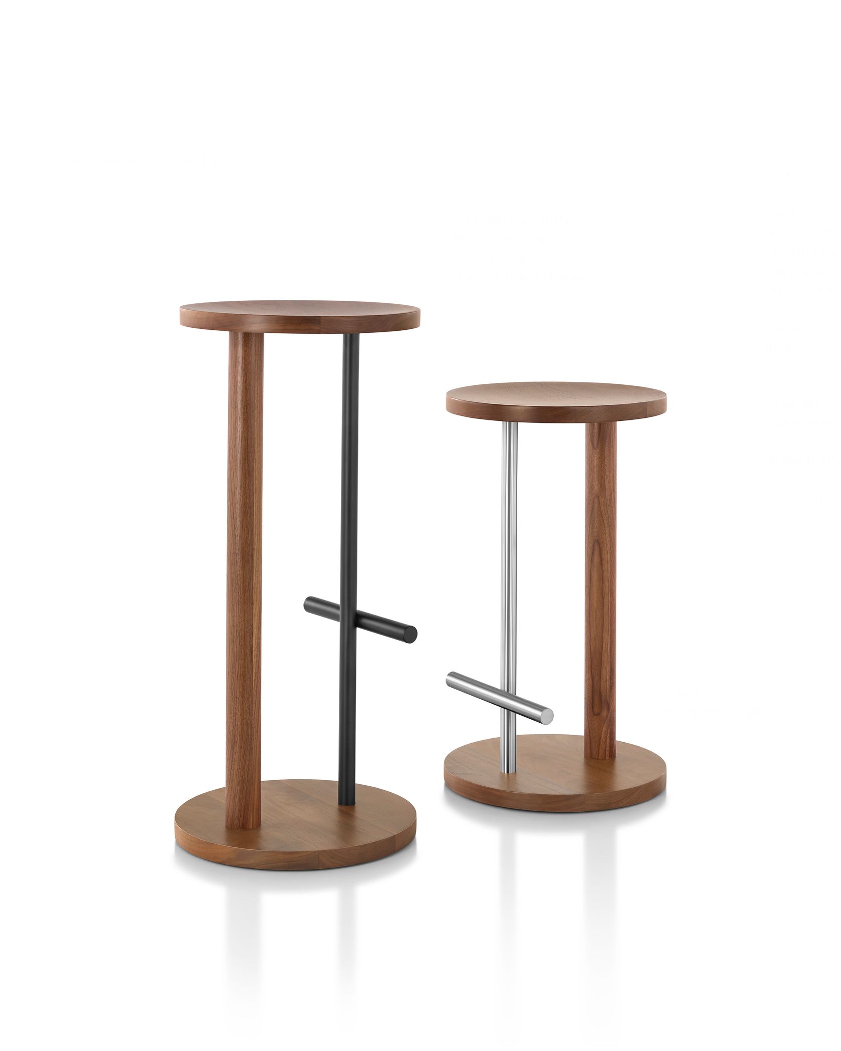 SPOT High wooden stool with footrest By Herman Miller | design Michael ...