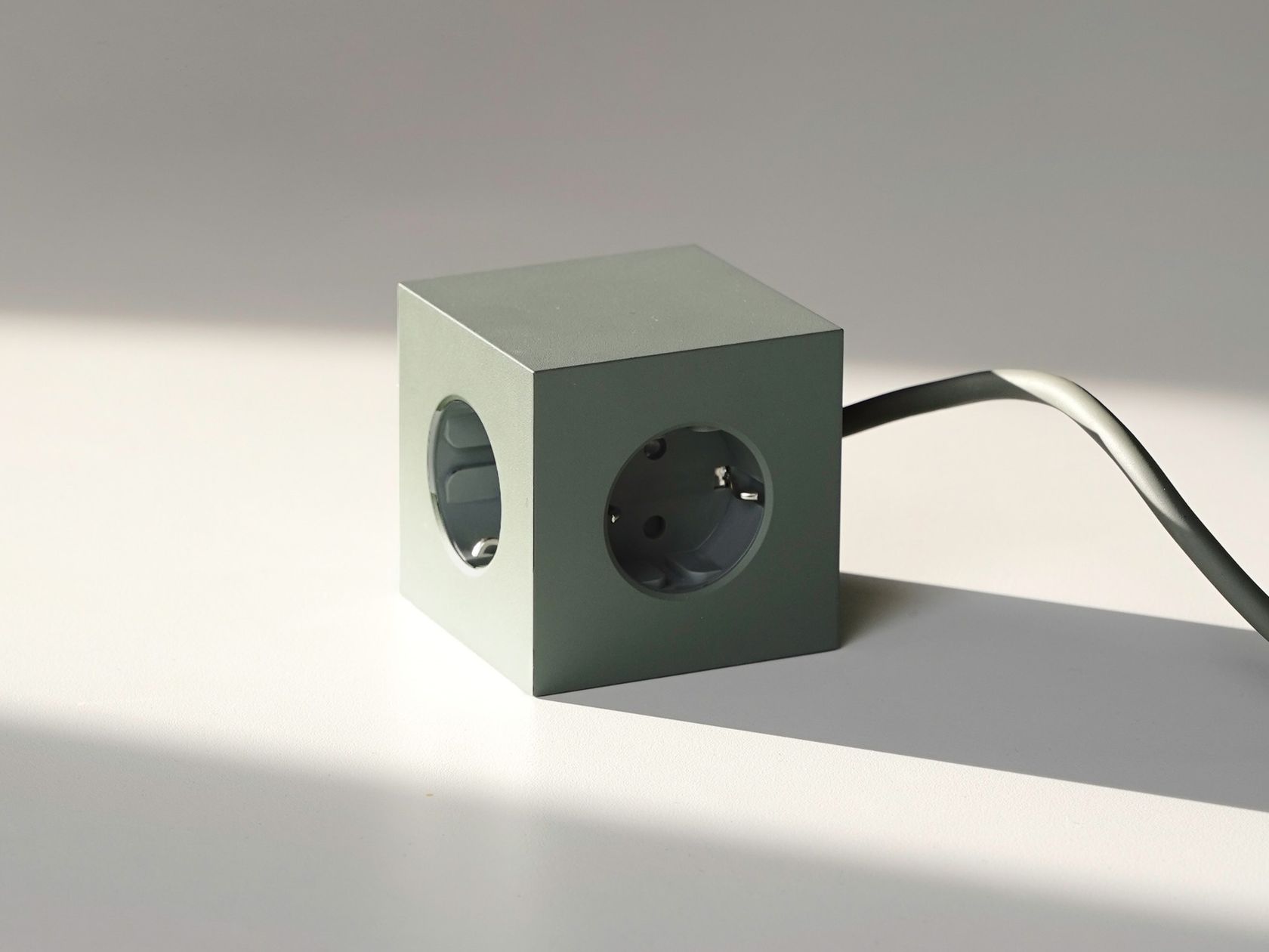 SQUARE 1 | Plastic electrical socket By Avolt design Avolt design studio