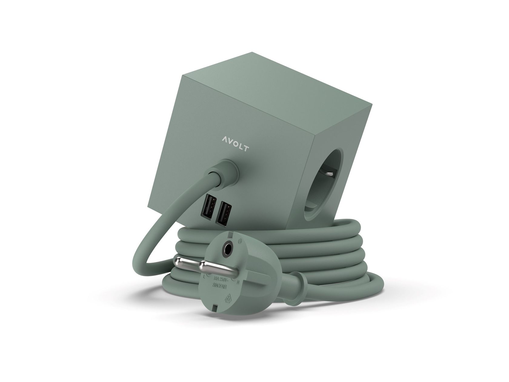 SQUARE 1 | Plastic electrical socket By Avolt design Avolt design studio