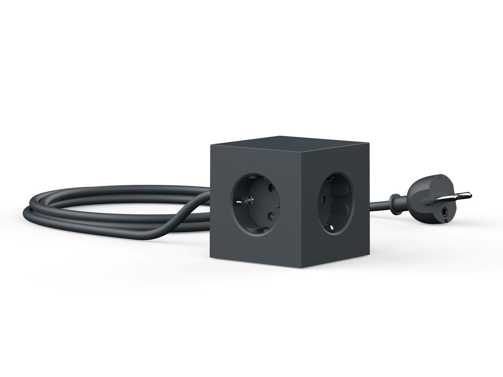 SQUARE 1 | Electrical socket Plastic multi socket power strip - 3m ...