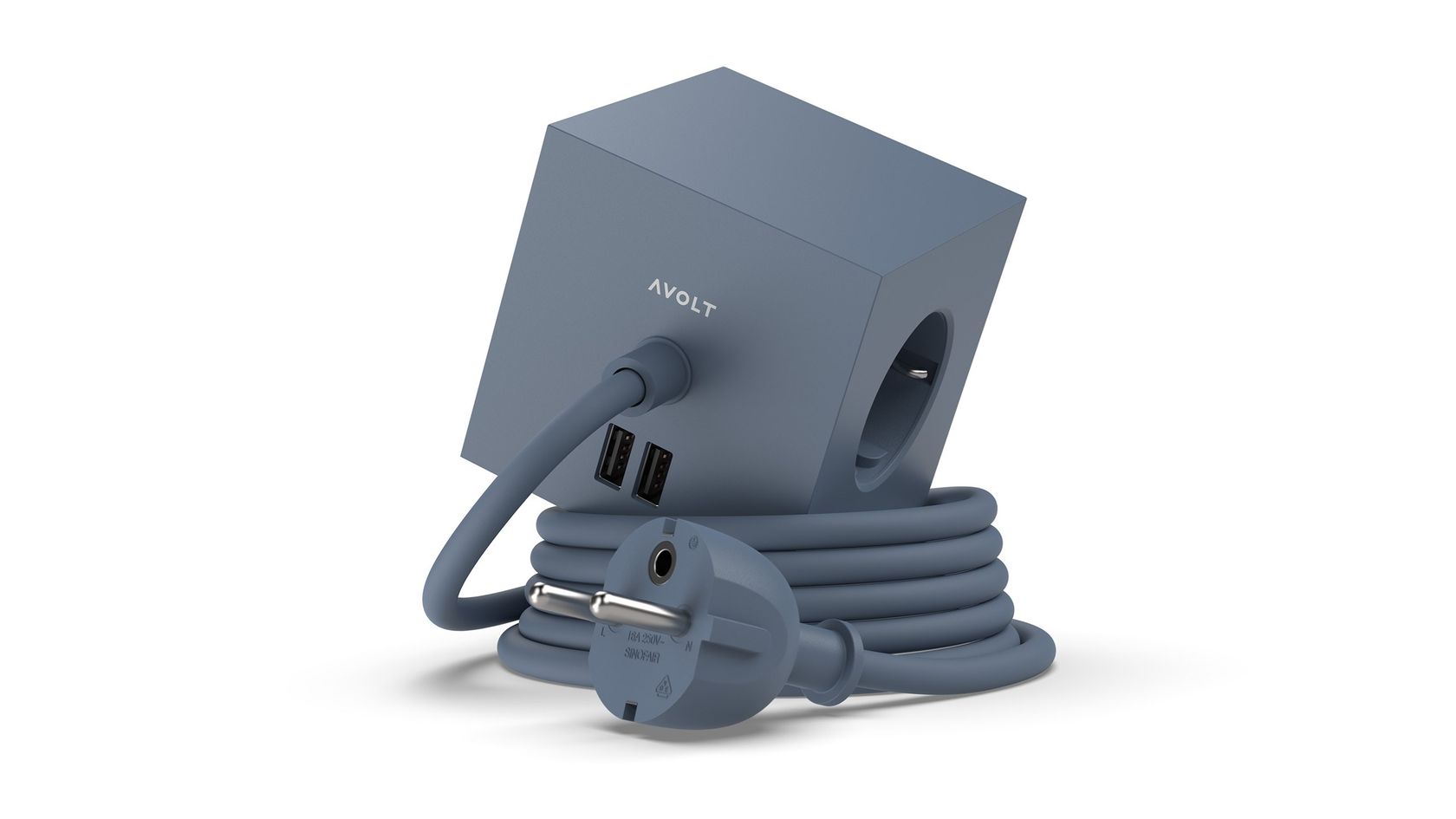 SQUARE 1 | Plastic electrical socket By Avolt design Avolt design studio